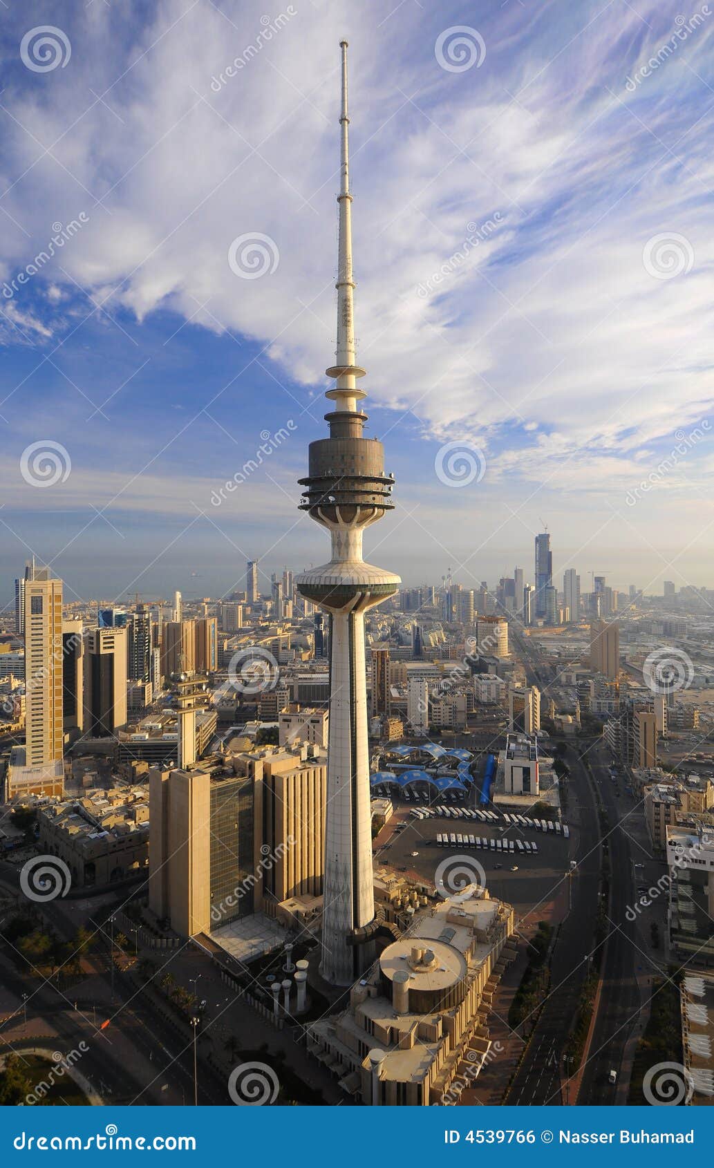 Il Kuwait dal cielo fotografia stock. Immagine di bello - 4539766