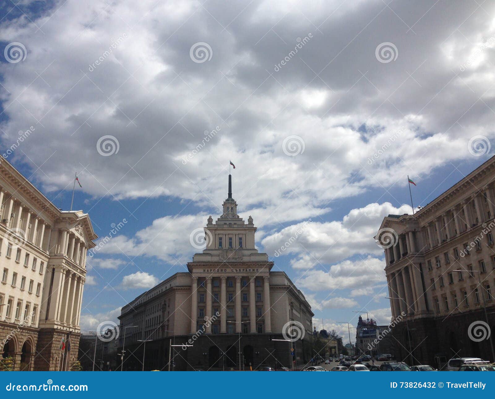 Il largo in Sofia Bulgaria fotografia stock. Immagine di insieme - 73826432