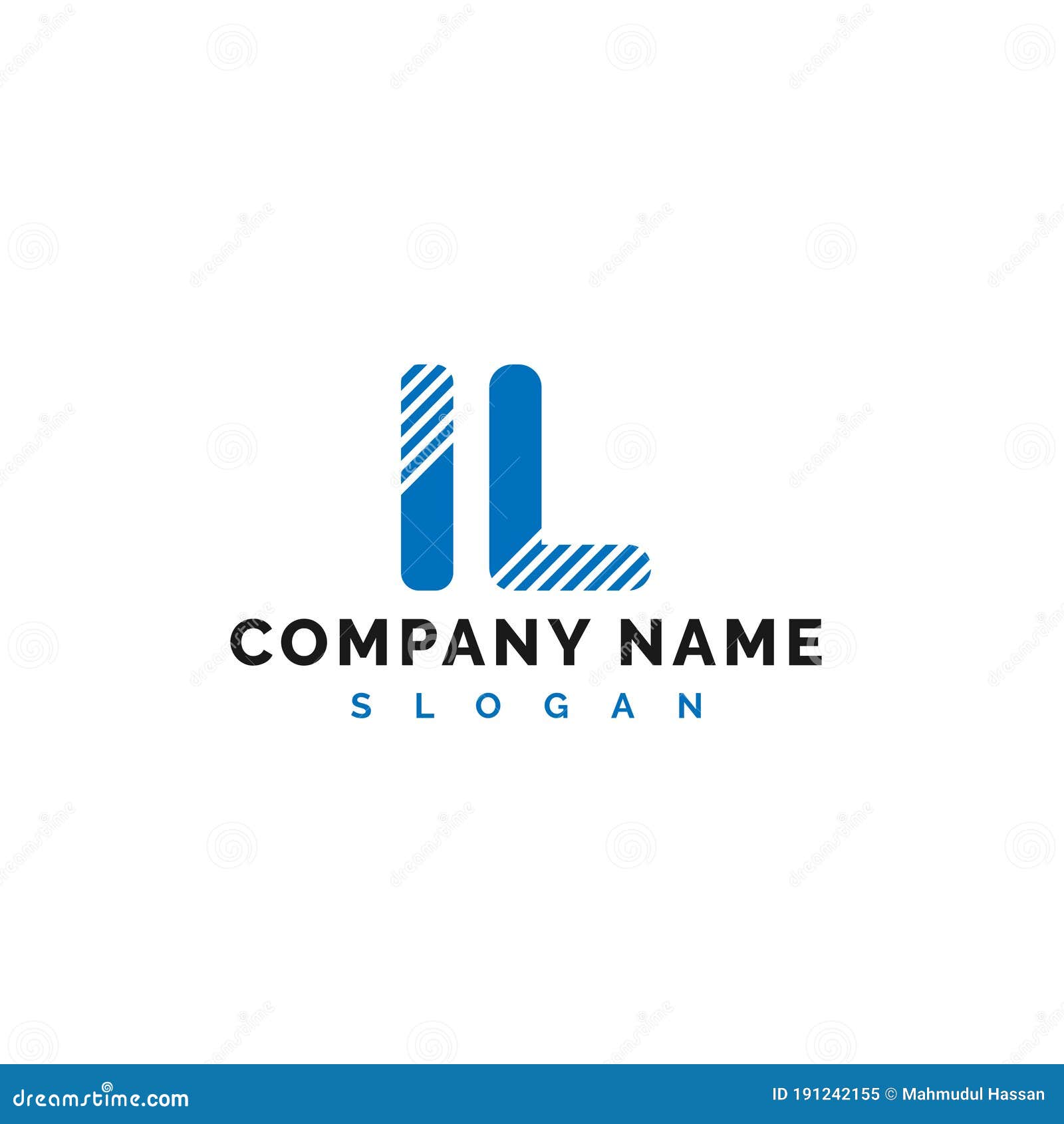 IL Letter Logo Design. IL Letter Logo Vector Illustration - Vector ...
