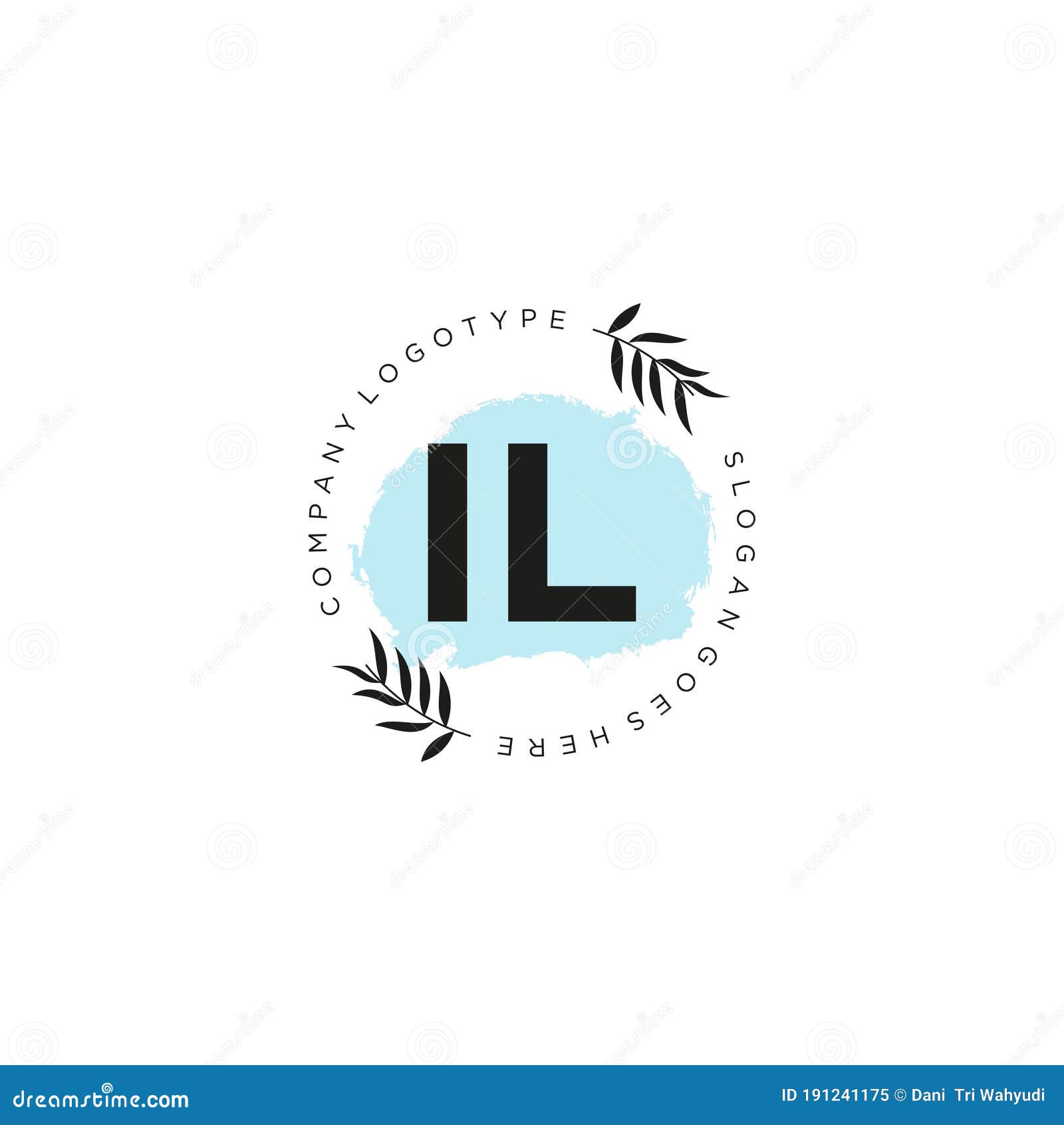 IL Letter Logo Icon Design Template Elements Stock Vector ...