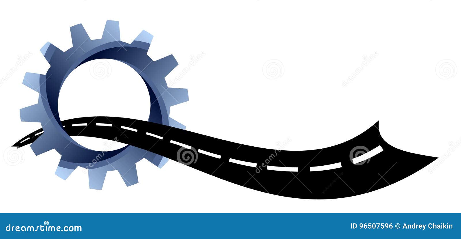 Il logo della strada illustrazione di stock. Illustrazione di marchio ...