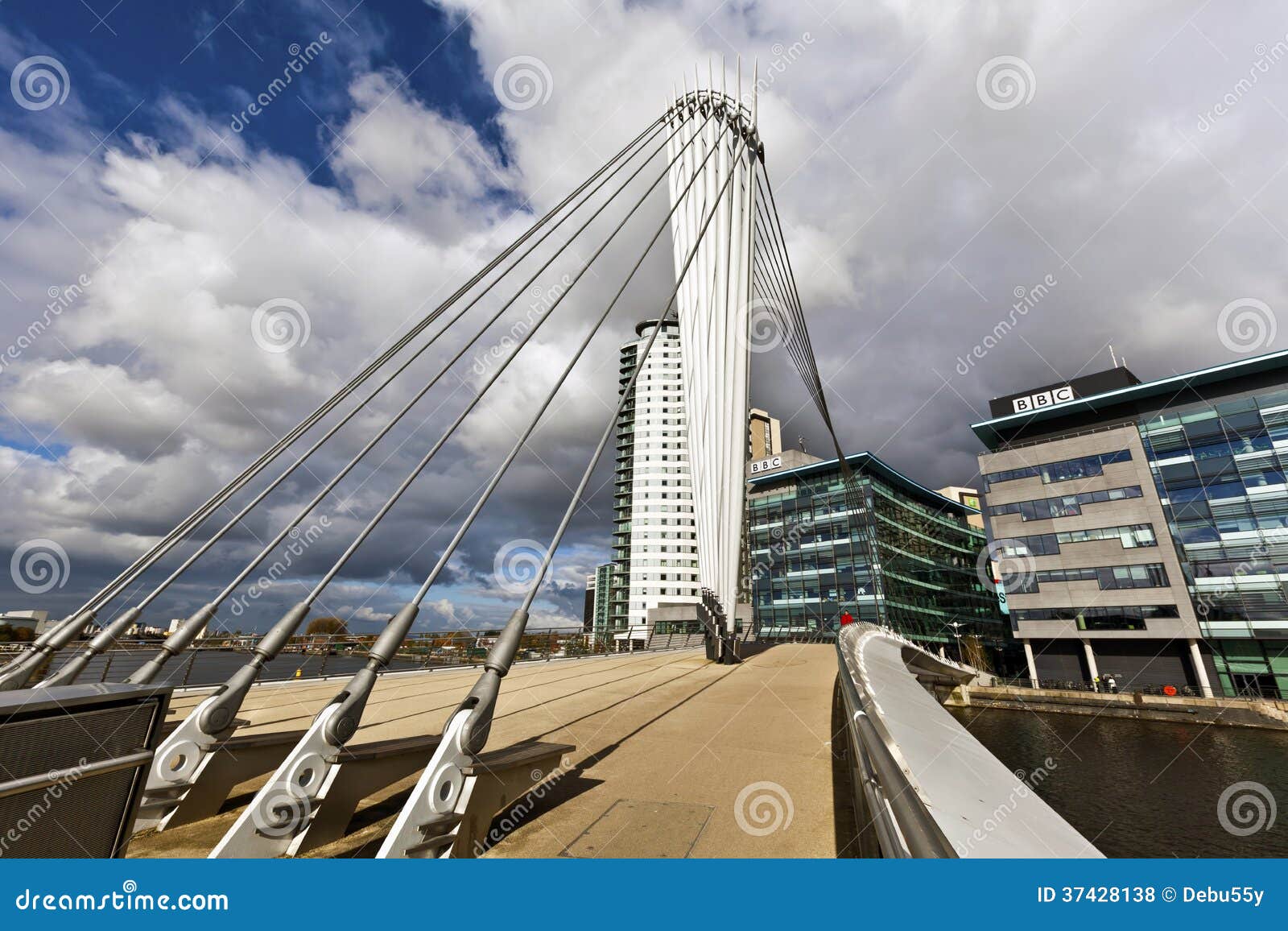 Il MediaCityUK a Manchester Inghilterra. Fotografia Stock Editoriale ...