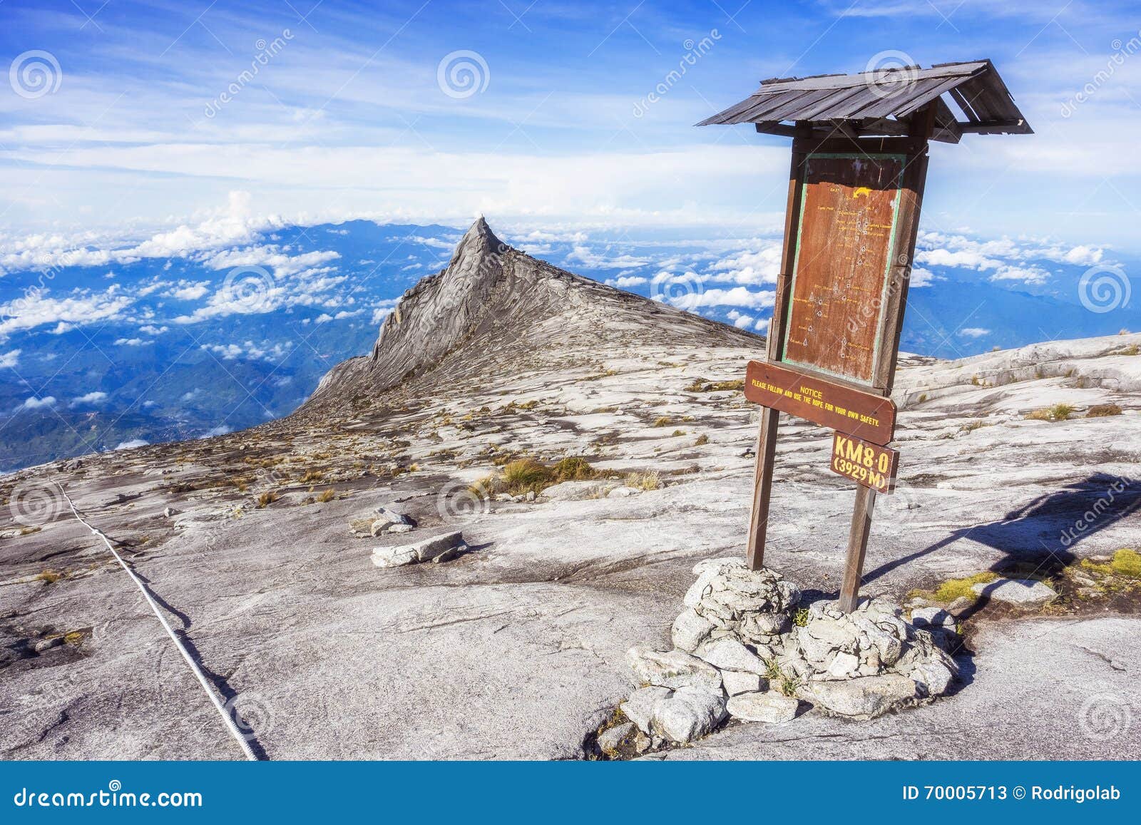 Il Monte Kinabalu in Sabah, Borneo, Malesia Immagine Stock - Immagine ...