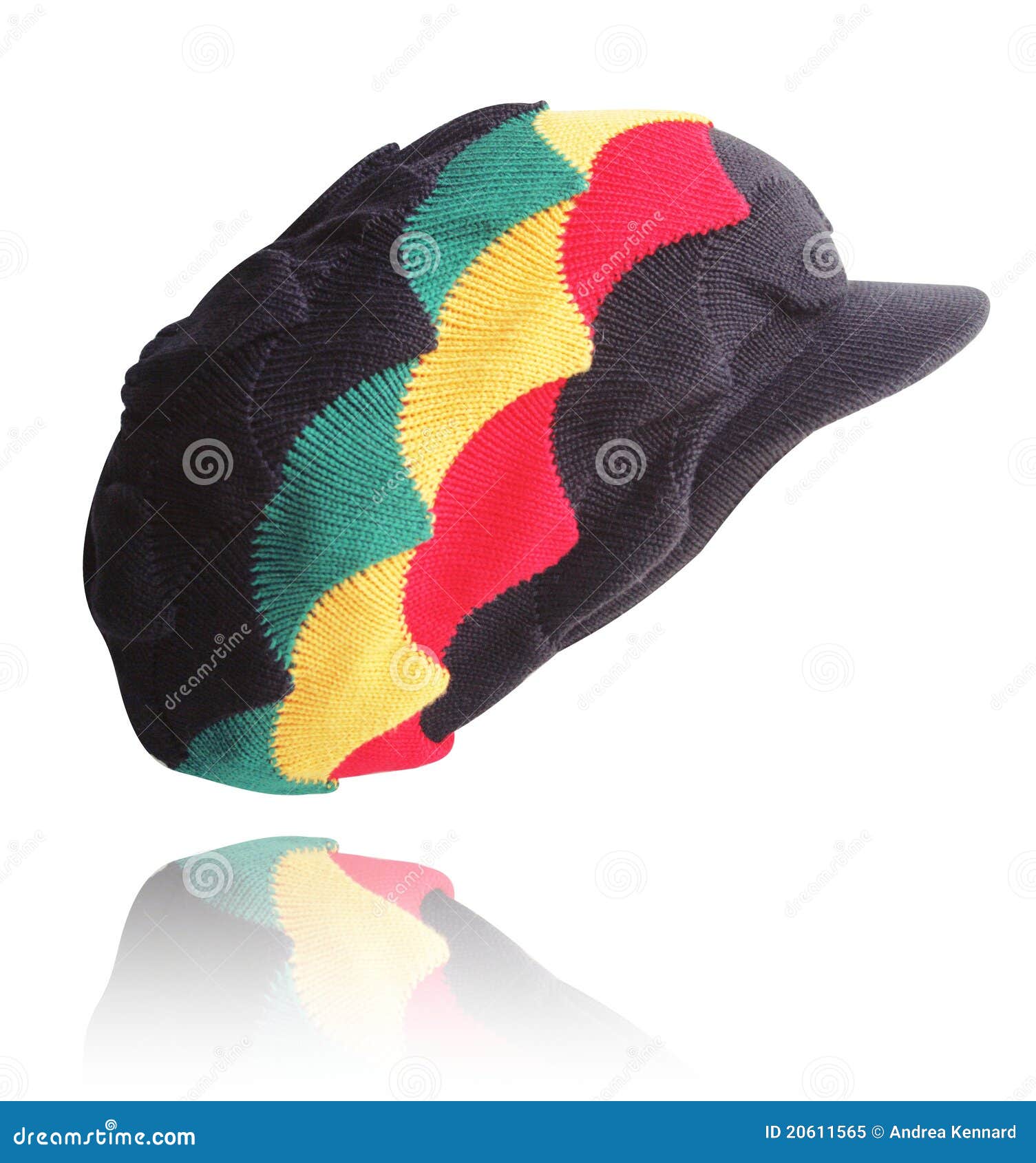 Il Nero Con Rasta Sgrana Il Cappello Di Punta Immagine Stock - Immagine ...