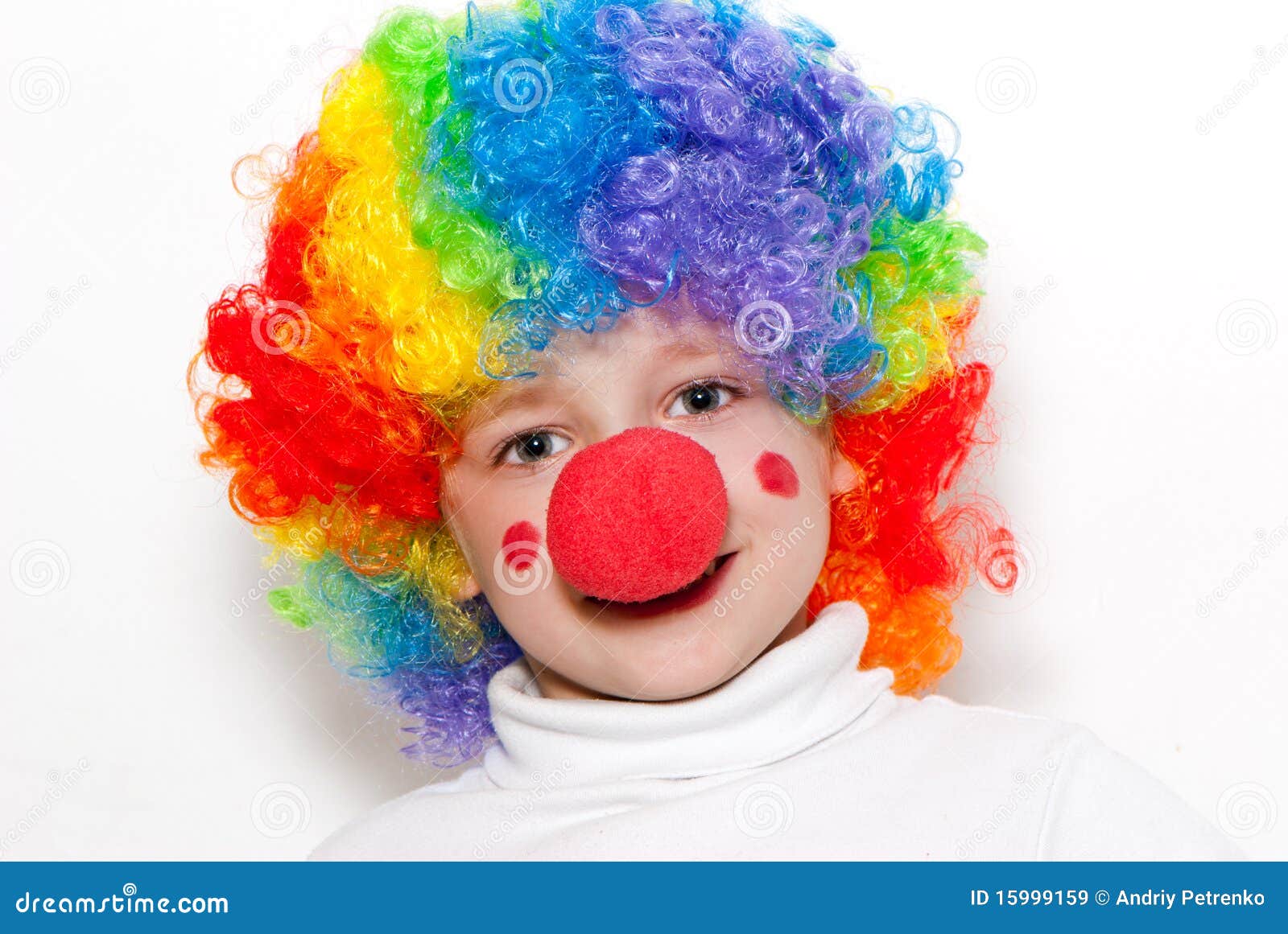 Il pagliaccio allegro immagine stock. Immagine di facciale - 15999159