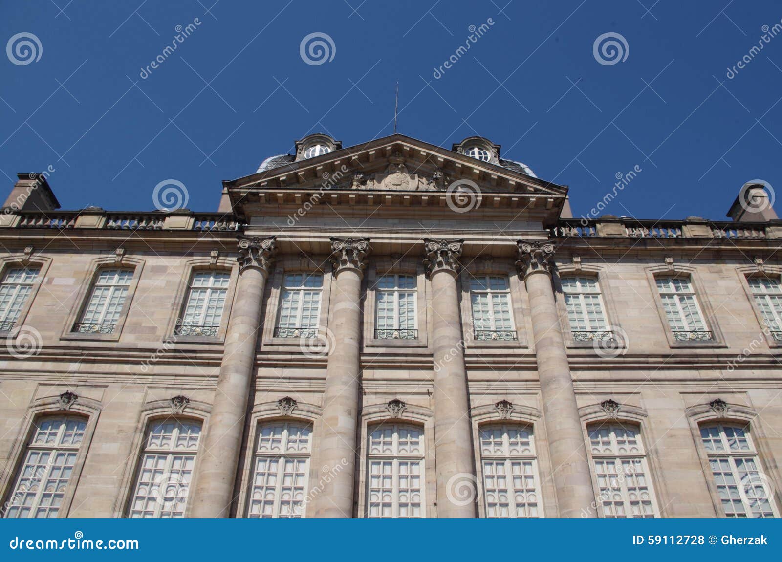 Il Palazzo Di Rohan a Strasburgo Fotografia Stock - Immagine di ...