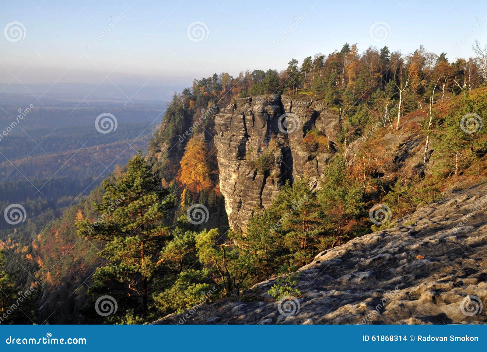 Il Parco Nazionale Del Sassone Svizzera Fotografia Stock - Immagine di ...
