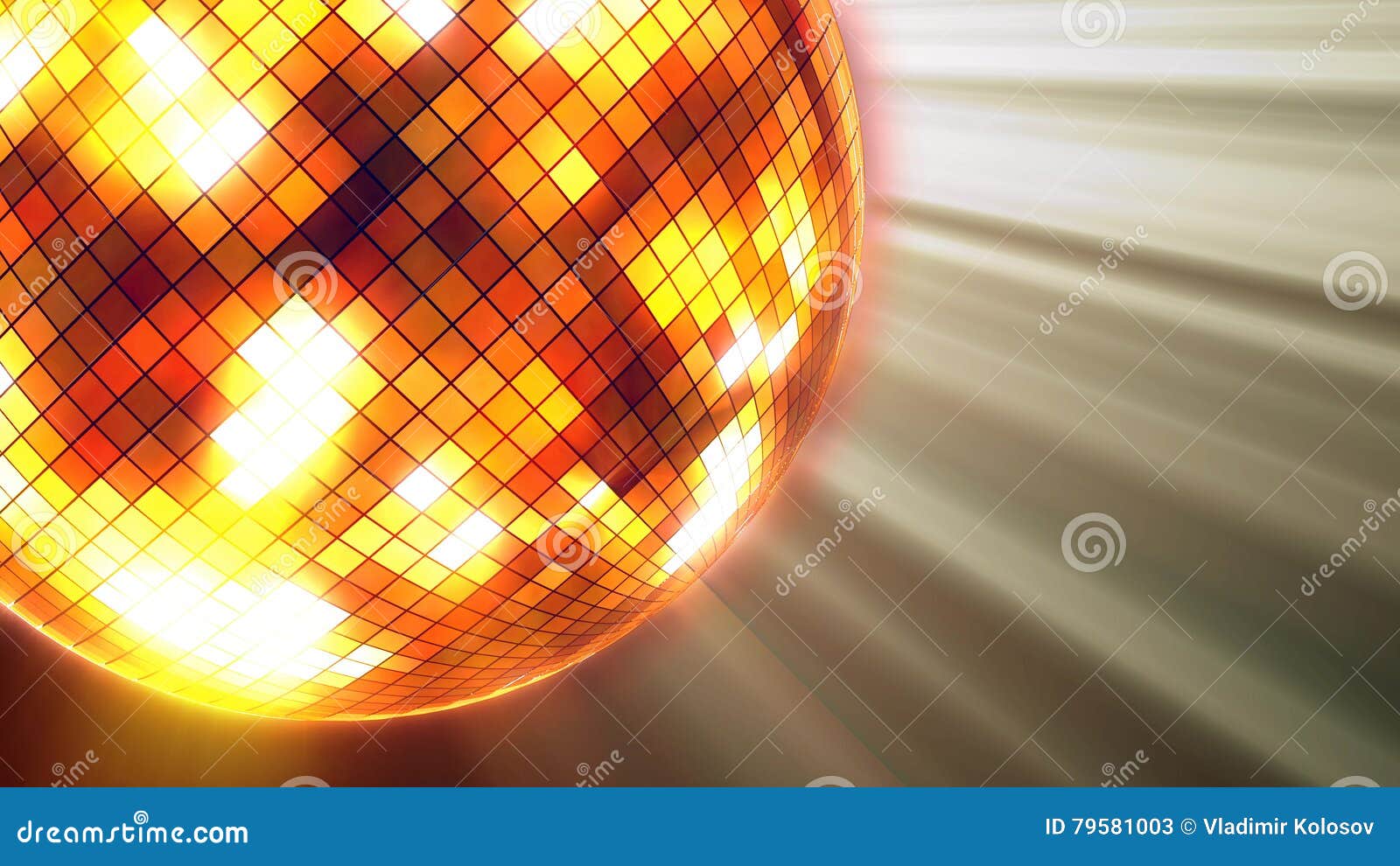 Il Partito Illumina La Sfera Della Discoteca Illustrazione di Stock ...