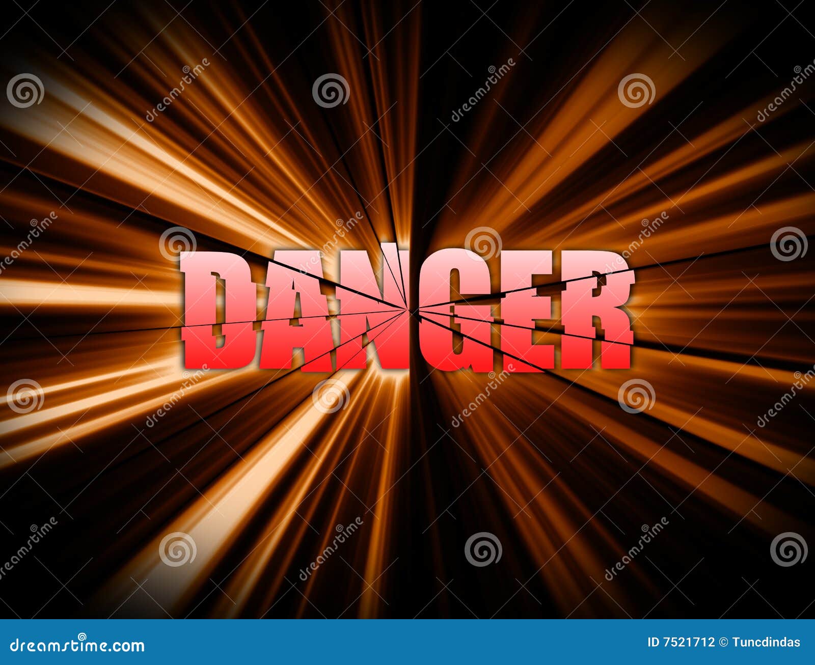 Il pericolo illustrazione di stock. Illustrazione di indicazione - 7521712