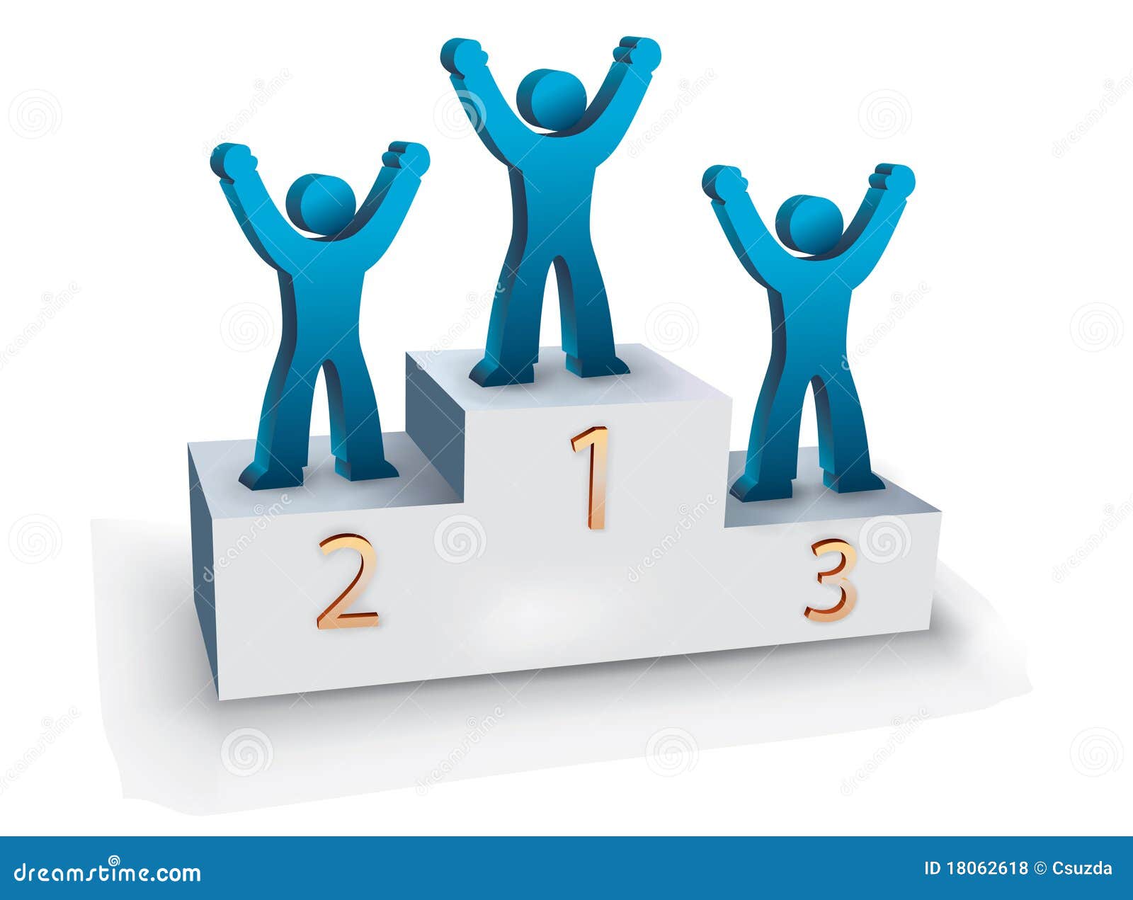 Il podio illustrazione vettoriale. Illustrazione di persona - 18062618