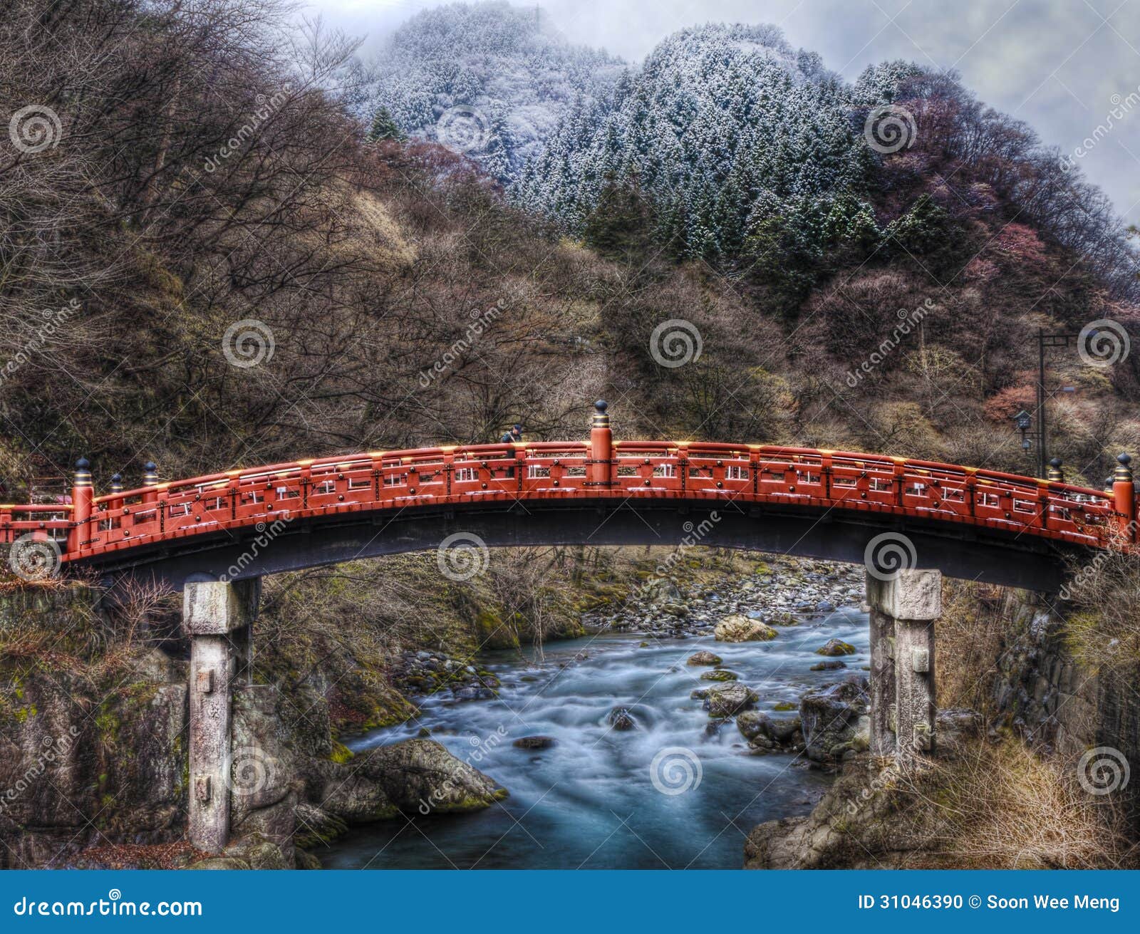 Il Ponte Sacro, Shinkyo a Nikko Giappone Fotografia Stock - Immagine di ...