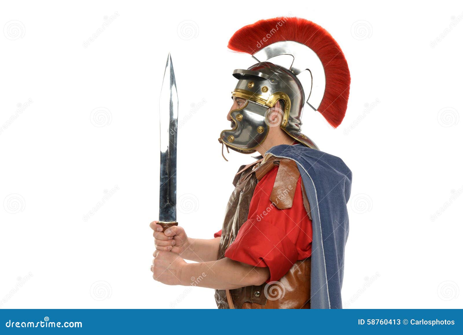 Il Profilo Del Soldato Romano Immagine Stock - Immagine di maschio ...