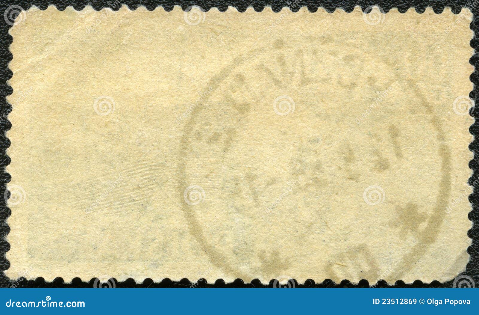 Il retro di un francobollo immagine stock. Immagine di isolato - 23512869