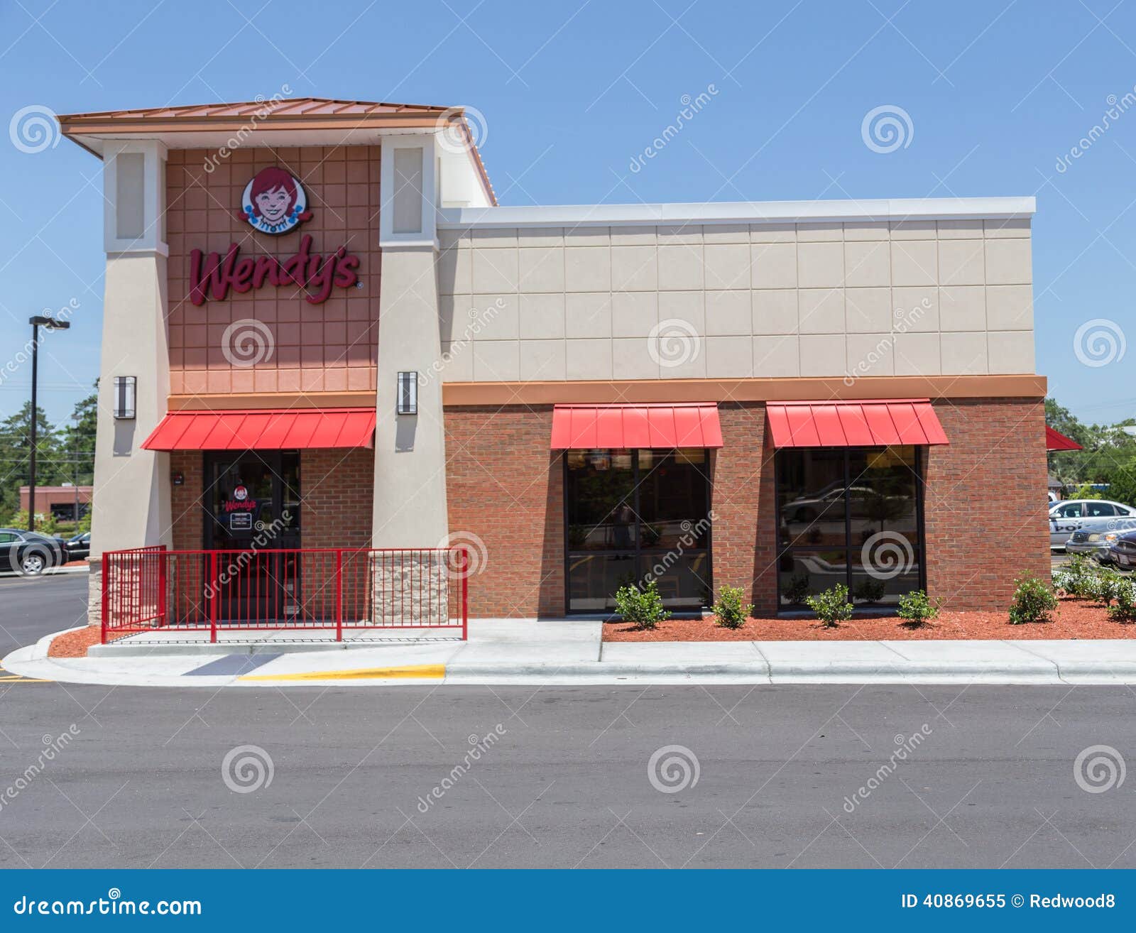 Il ristorante di Wendy immagine editoriale. Immagine di costruzione ...