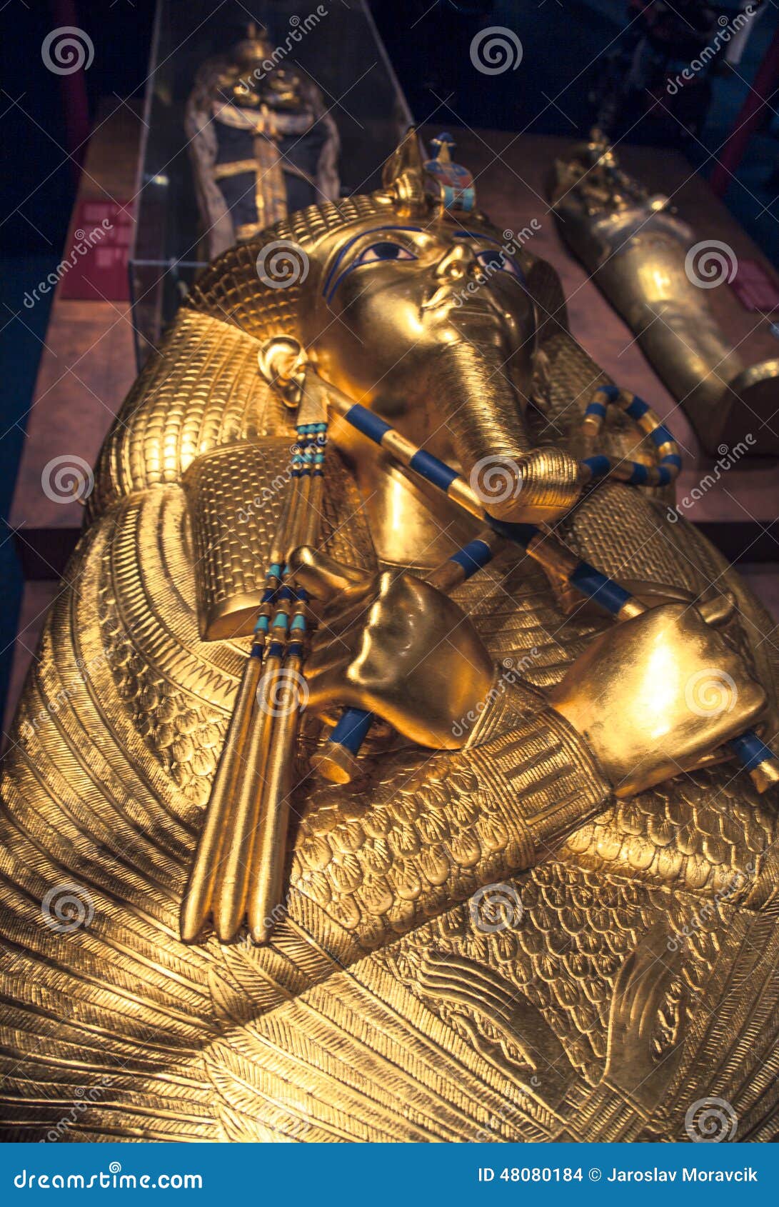 Il Sarcofago Di Tutankhamon Fotografia Stock - Immagine di tutankhamon ...
