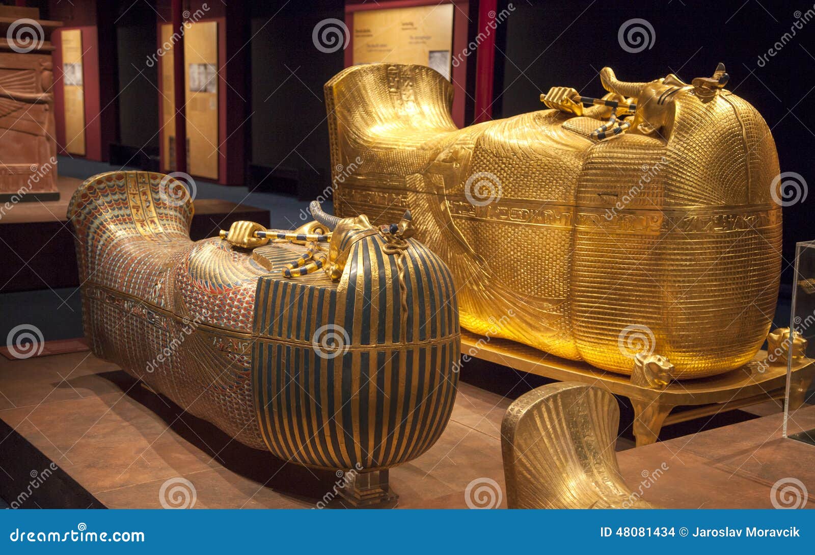 Il Sarcofago Di Tutankhamon Immagine Stock Editoriale - Immagine: 48081434