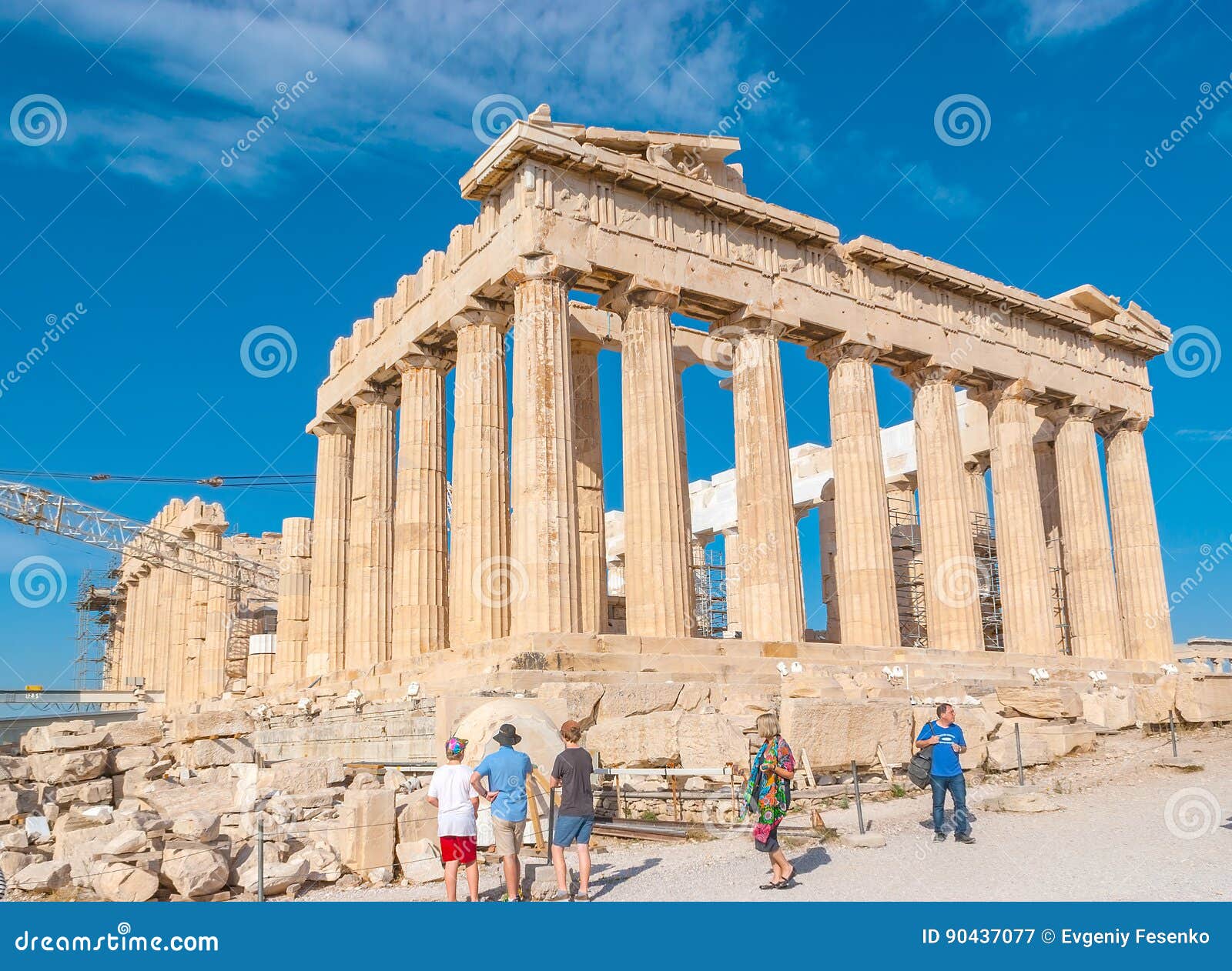 Il simbolo di Atene fotografia editoriale. Immagine di sacro - 90437077