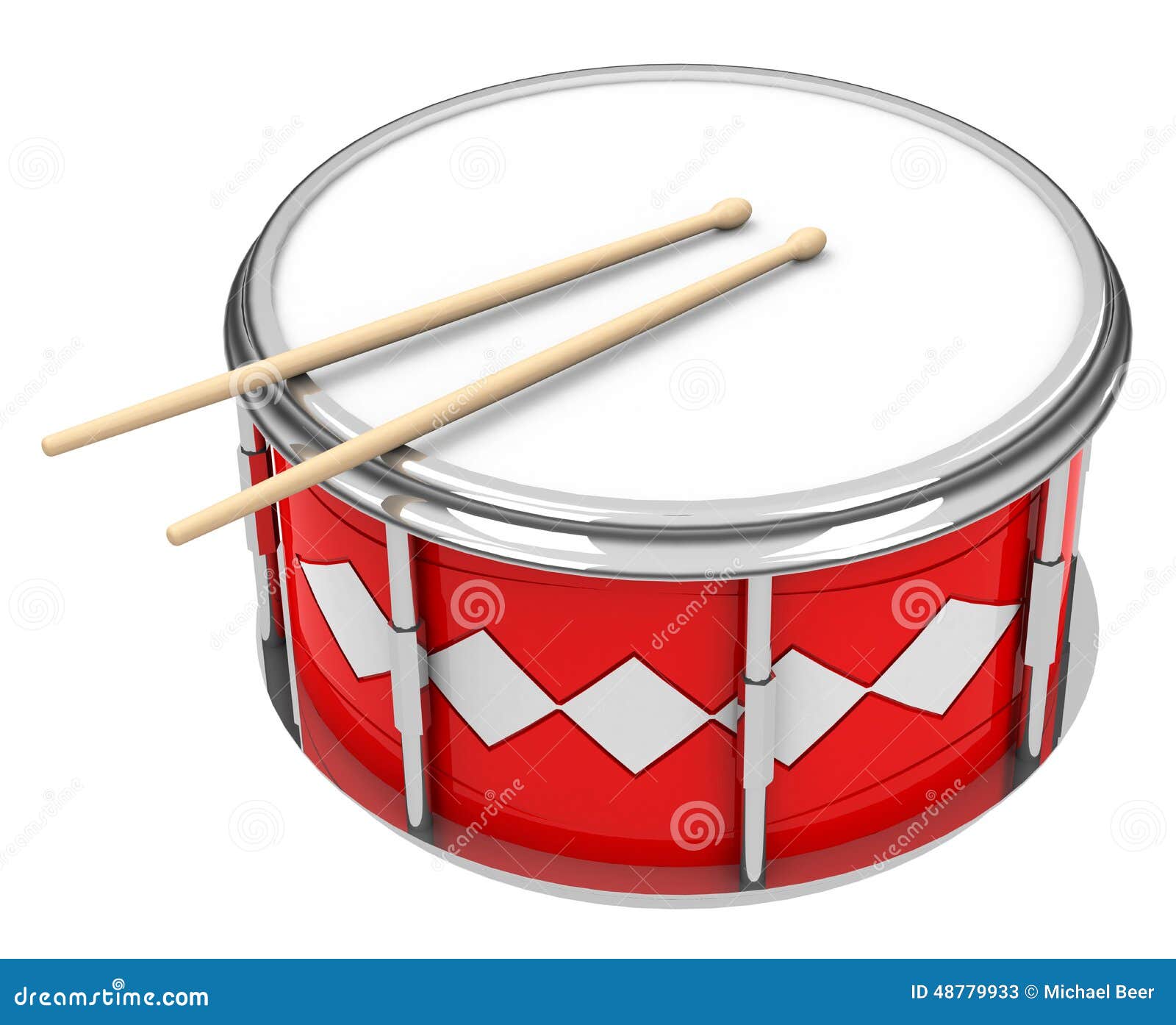 Il tamburo illustrazione di stock. Illustrazione di musica - 48779933