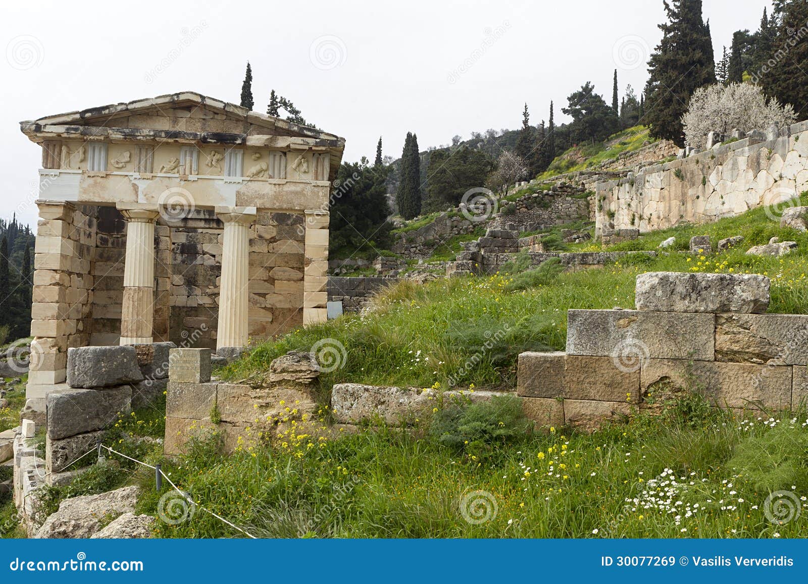 Il tempio di Apollo immagine stock. Immagine di storia - 30077269