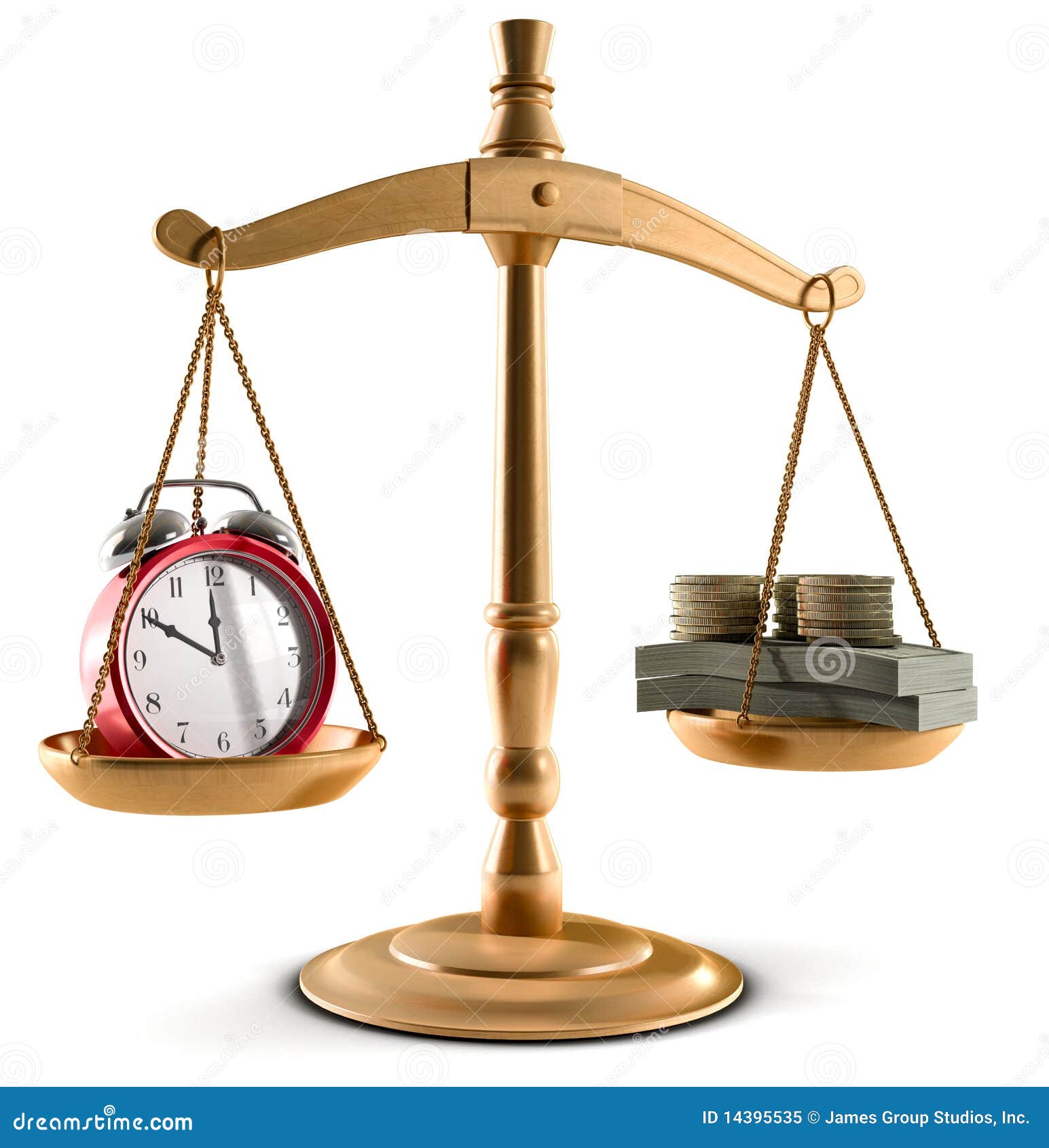 Il tempo è denaro illustrazione di stock. Illustrazione di soldi - 14395535