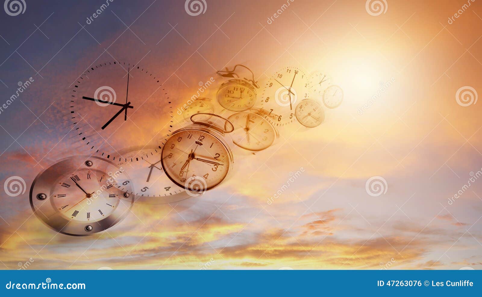 Il tempo vola fotografia stock. Immagine di inizio, mosca - 47263076