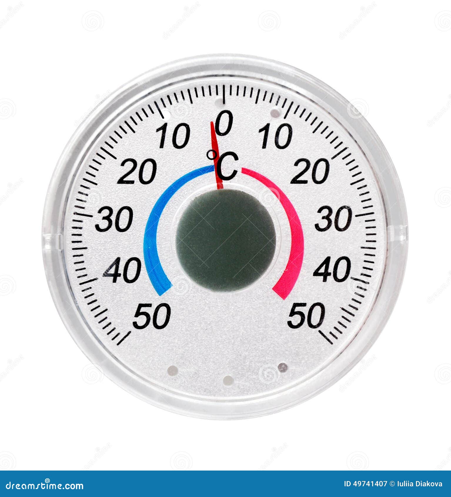 Il Termometro Della Via Sul Bianco Immagine Stock - Immagine di isolato ...