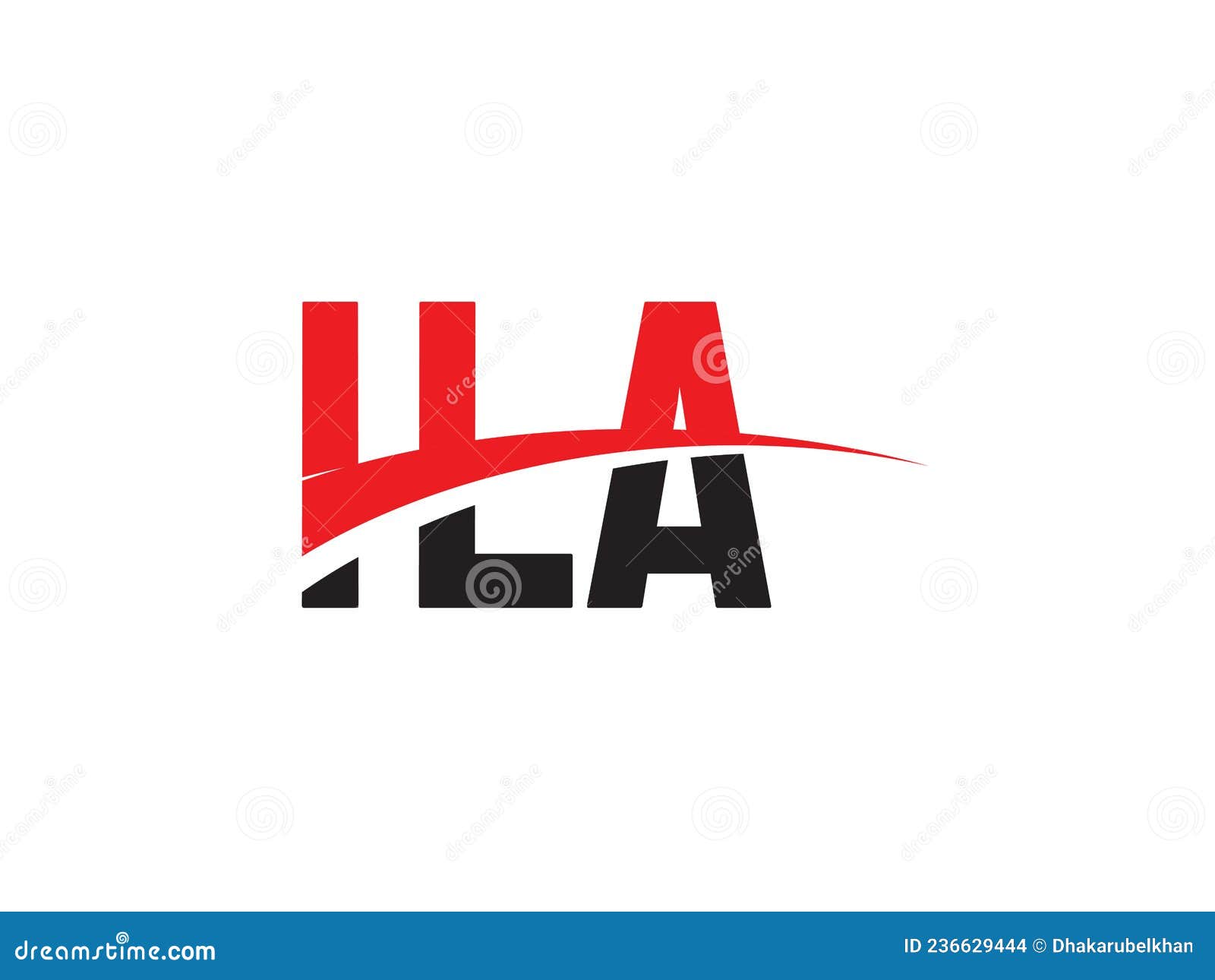 ILA Letter Initial Logo Design Vector Illustration Stock Vector ...