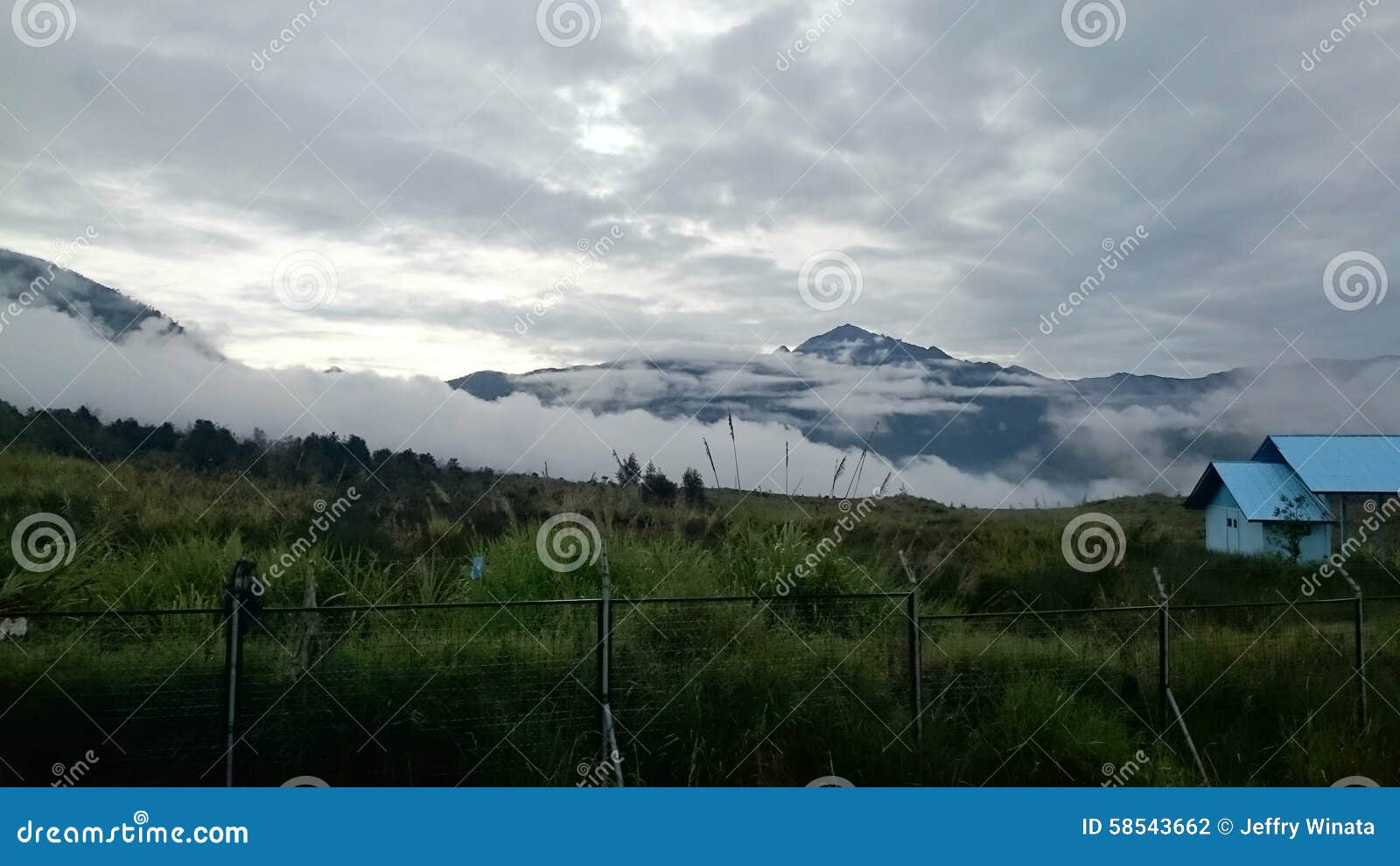 Ilaga, Papua stock photo. Image of ilaga, papua, view - 58543662