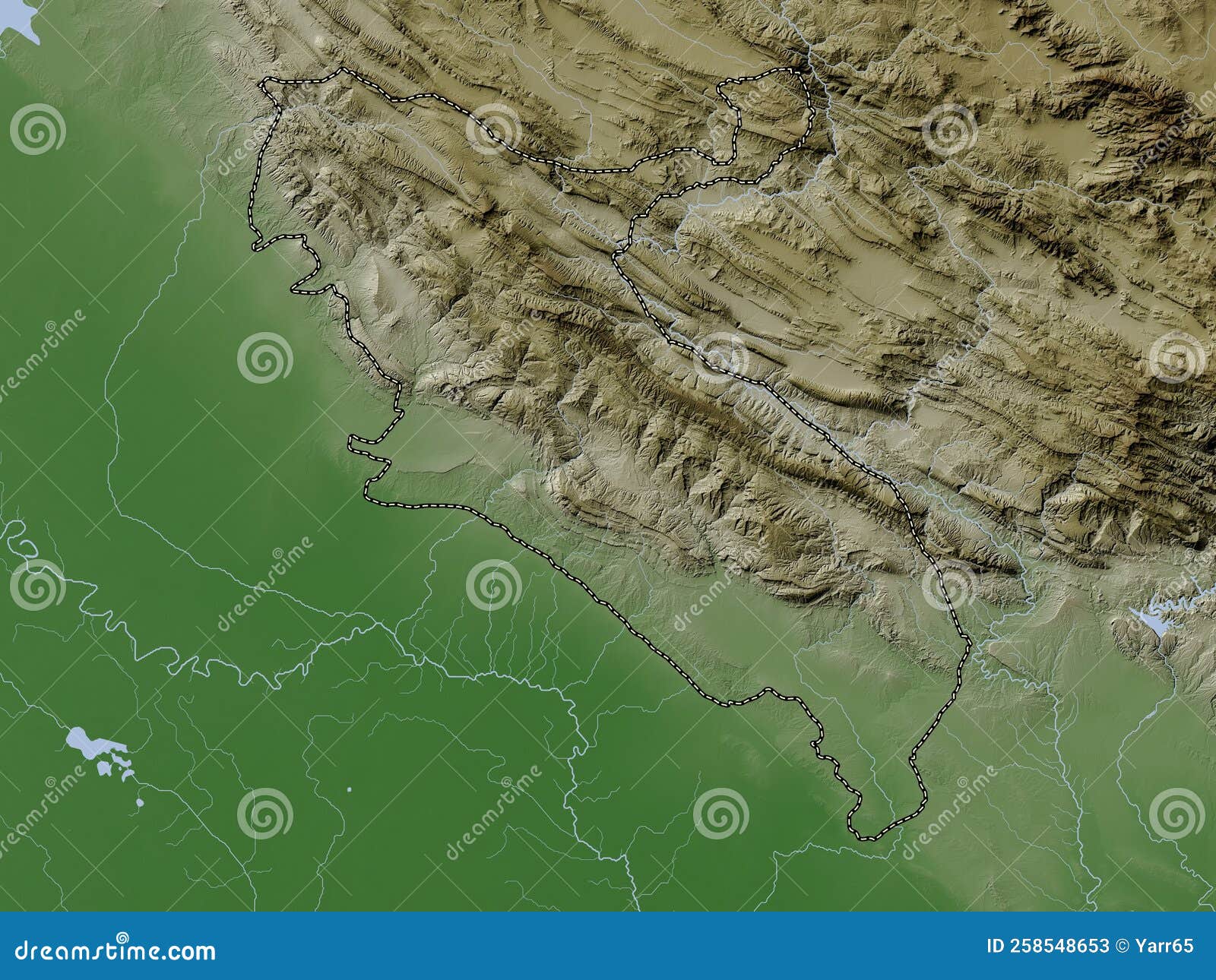 Ilam, Iran. Wiki. No Legend Stock Image - Image of science, geography ...
