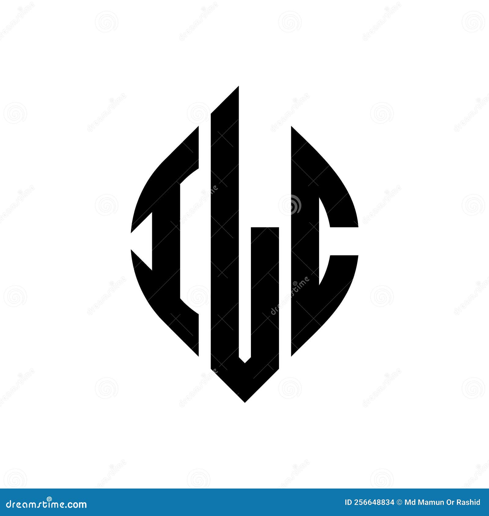 ILC Circle Letter Logo Design with Circle and Ellipse Shape. ILC ...