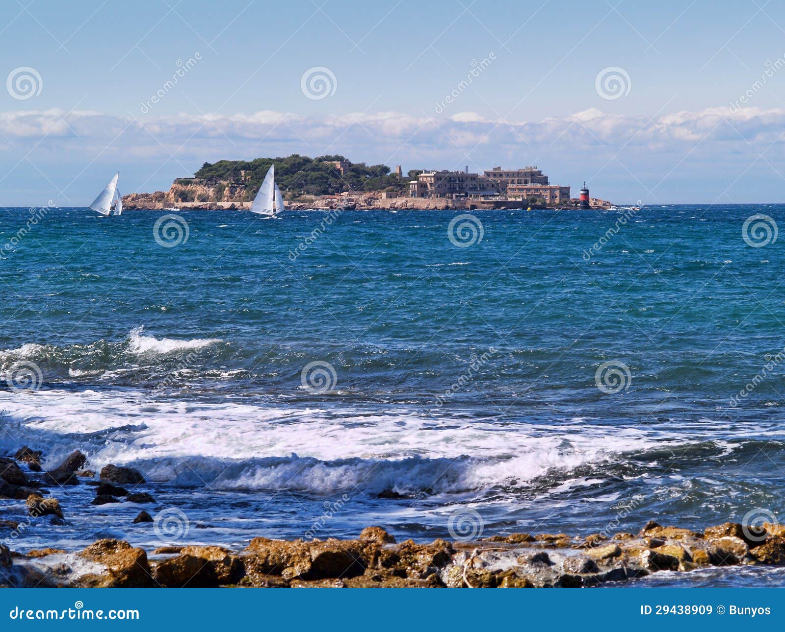 Ile de Bendor stock image. Image of delos, ironworks - 29438909