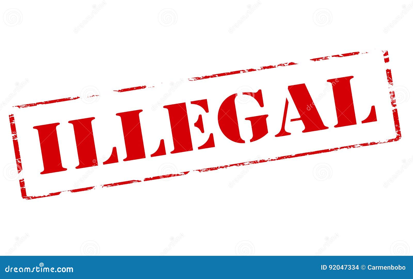 Ilegal Ilustraciones Stock, Vectores, Y Clipart – (49,786 Ilustraciones ...