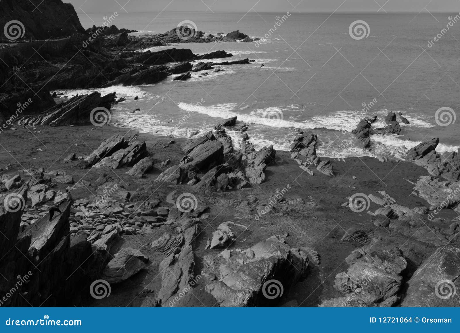 Ilfracombe Rocks stock photo. Image of beach, devon, tide - 12721064
