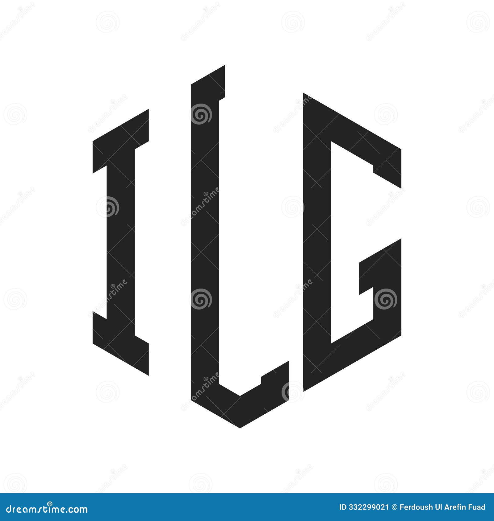 ILG Logo Design. Initial Letter ILG Monogram Logo Using Hexagon Shape ...