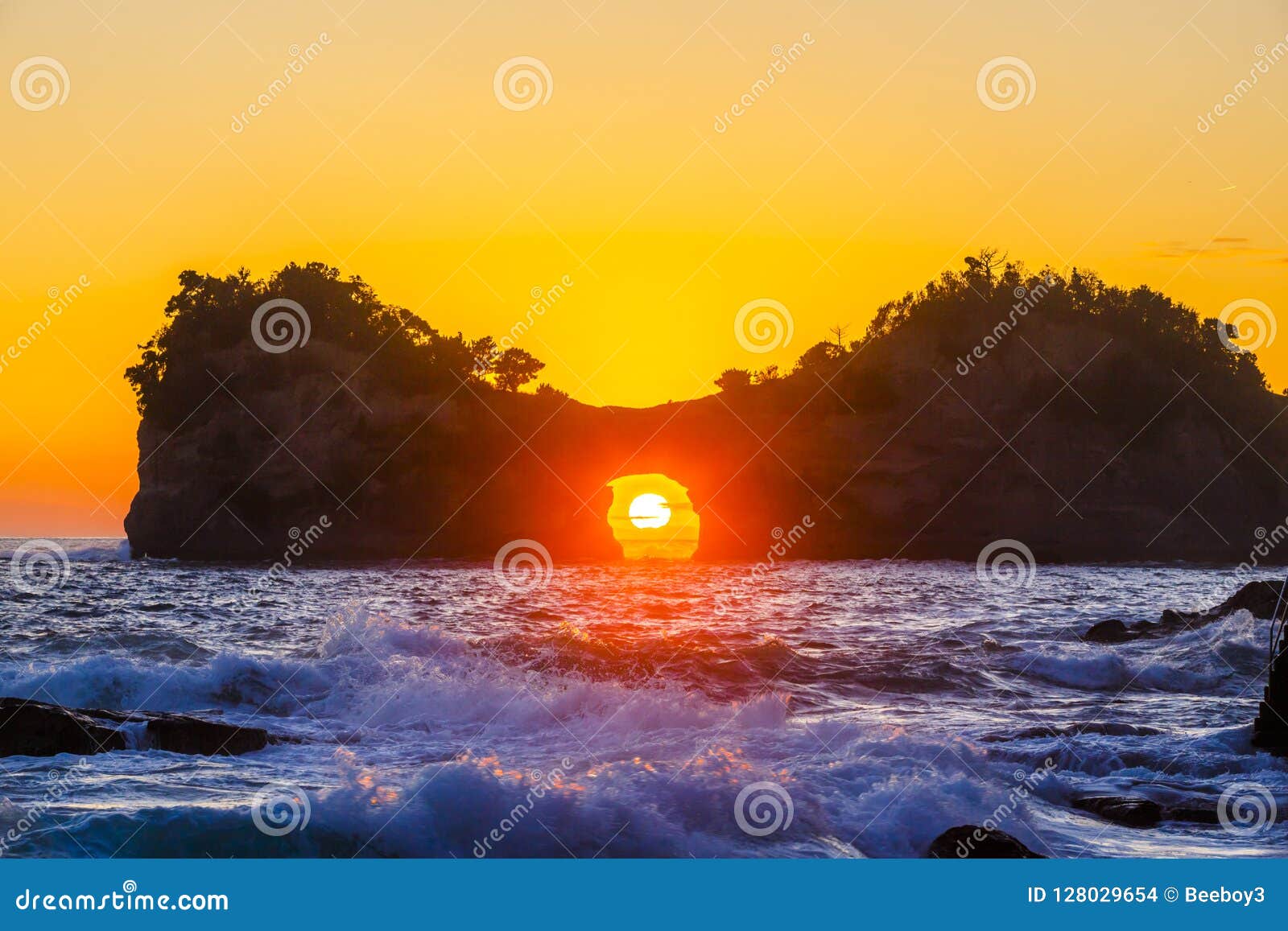 Ilha De Engetsuto, Wakayama Japão Foto de Stock - Imagem de horizonte ...