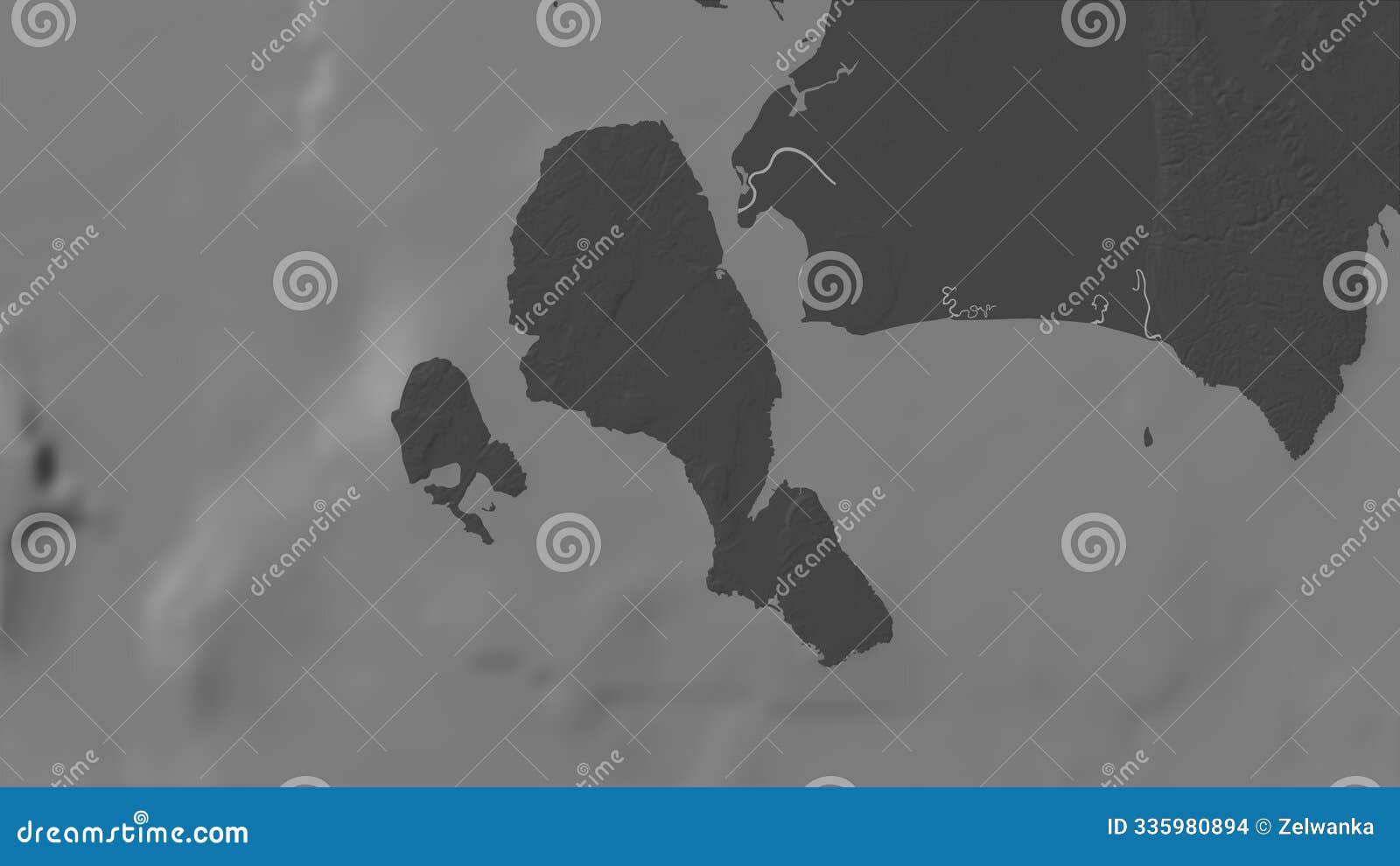 Ilin Island. Philippines. Bilevel Stock Illustration - Illustration of ...