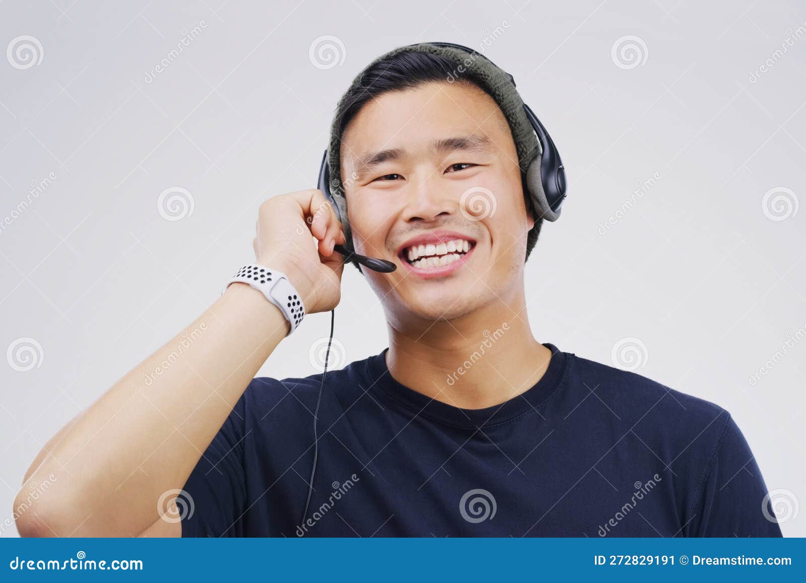 Ill Help You Sort the Problem Out. Studio Portrait of a Handsome Young ...