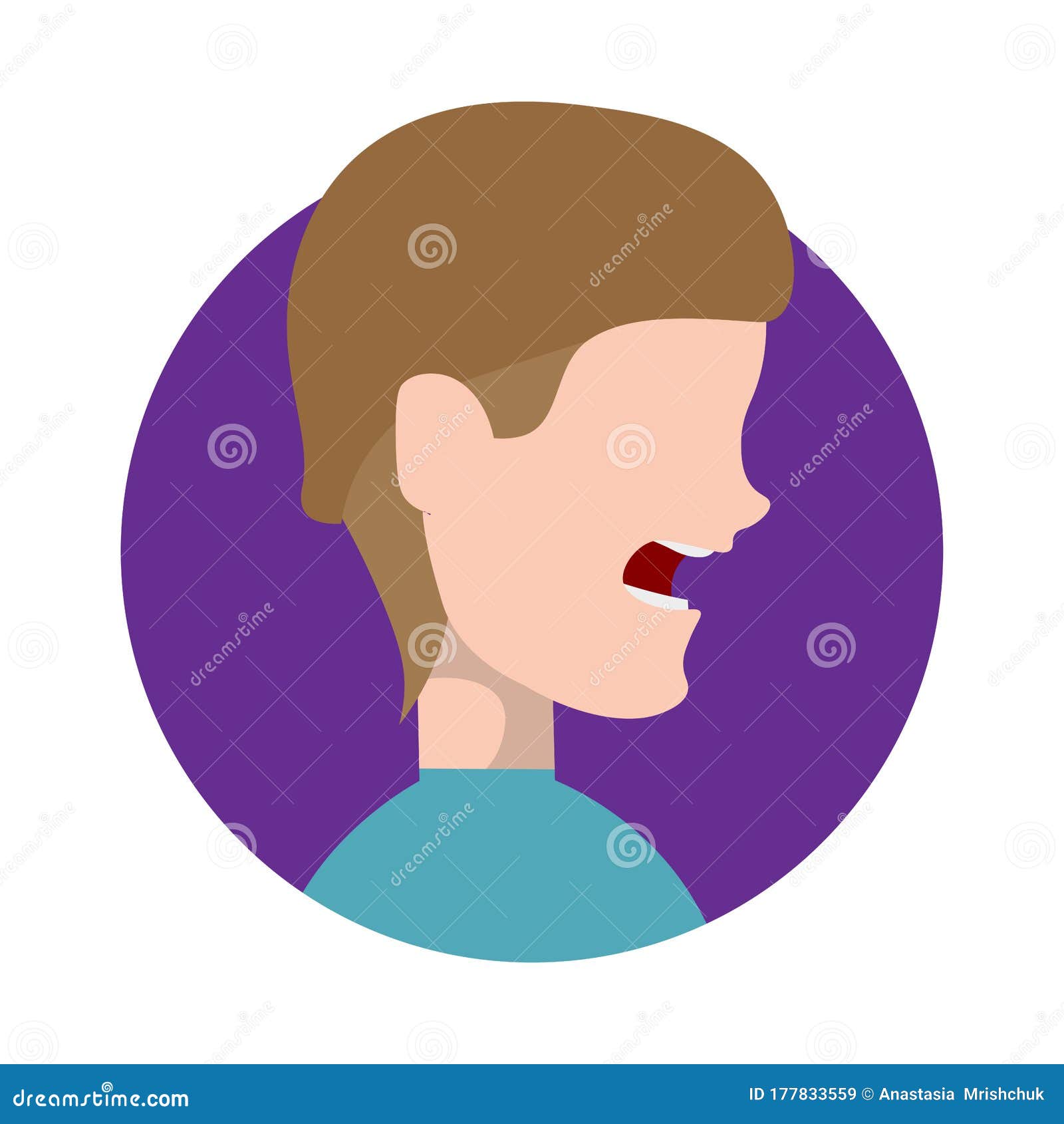 Ill Man Icon on a White Background. Vector Illustration Stock ...