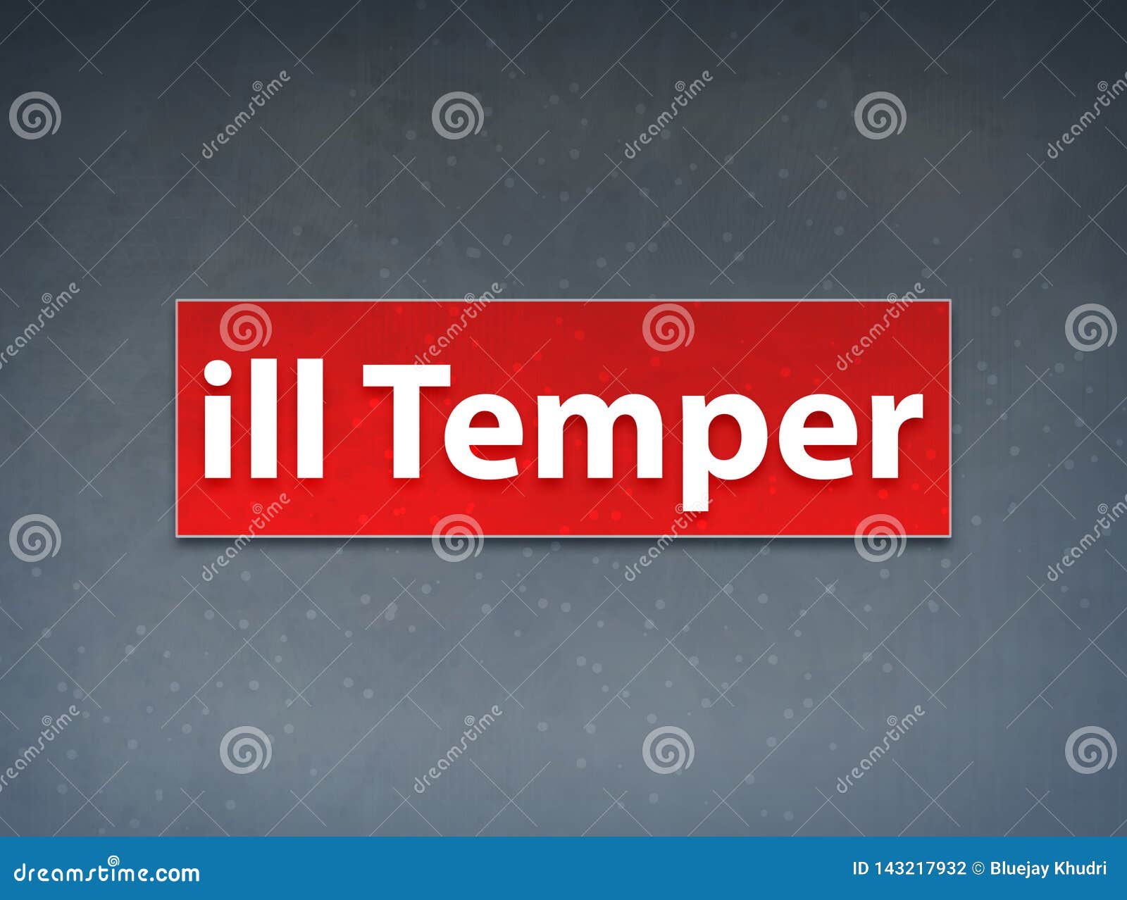 Ill Temper Red Banner Abstract Background Stock Illustration ...