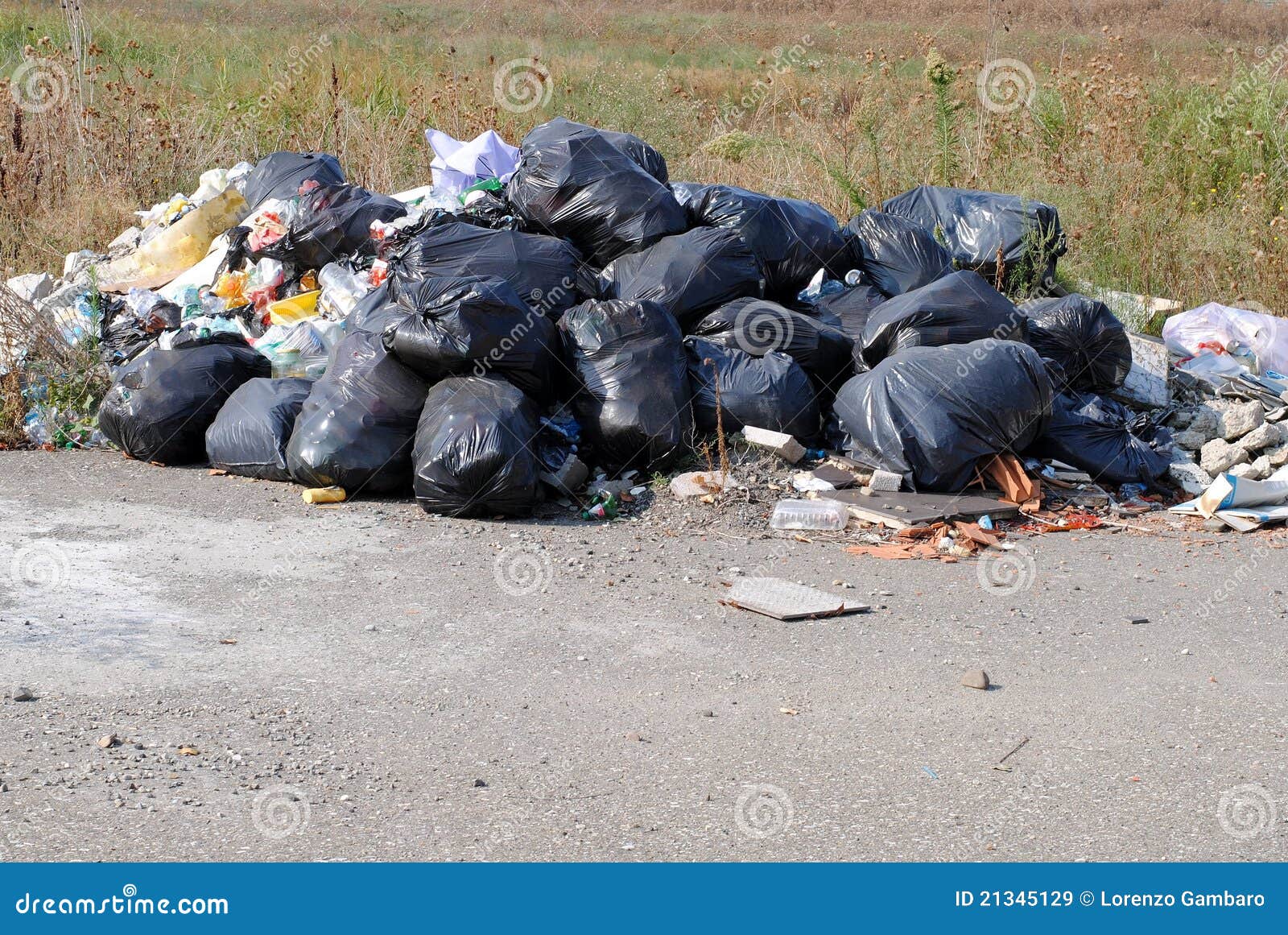 Illegal dumping ground stock image. Image of waste, garbage - 21345129