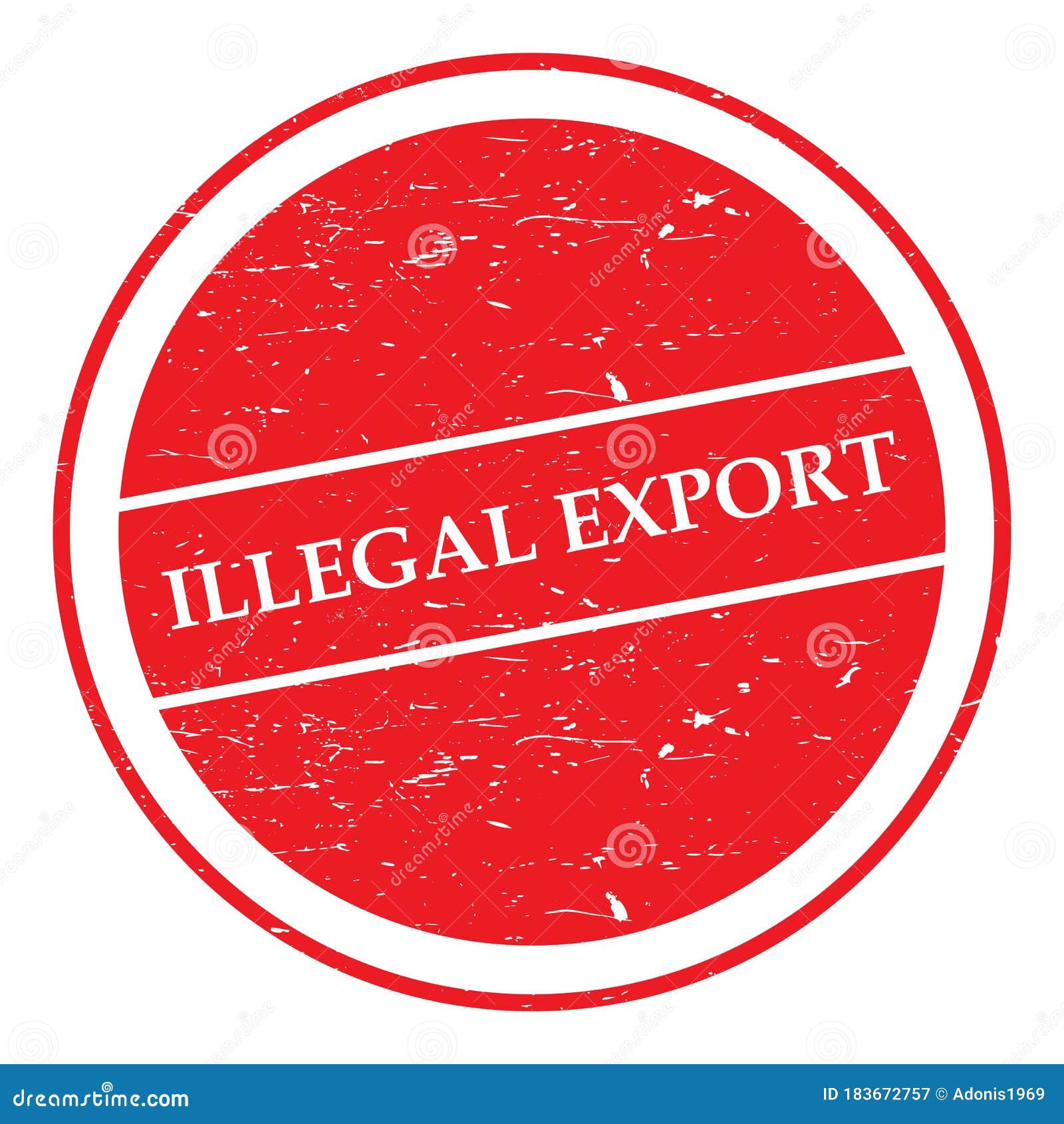 Illegal Import Or Export Freight, Border Control Landing Page Template ...