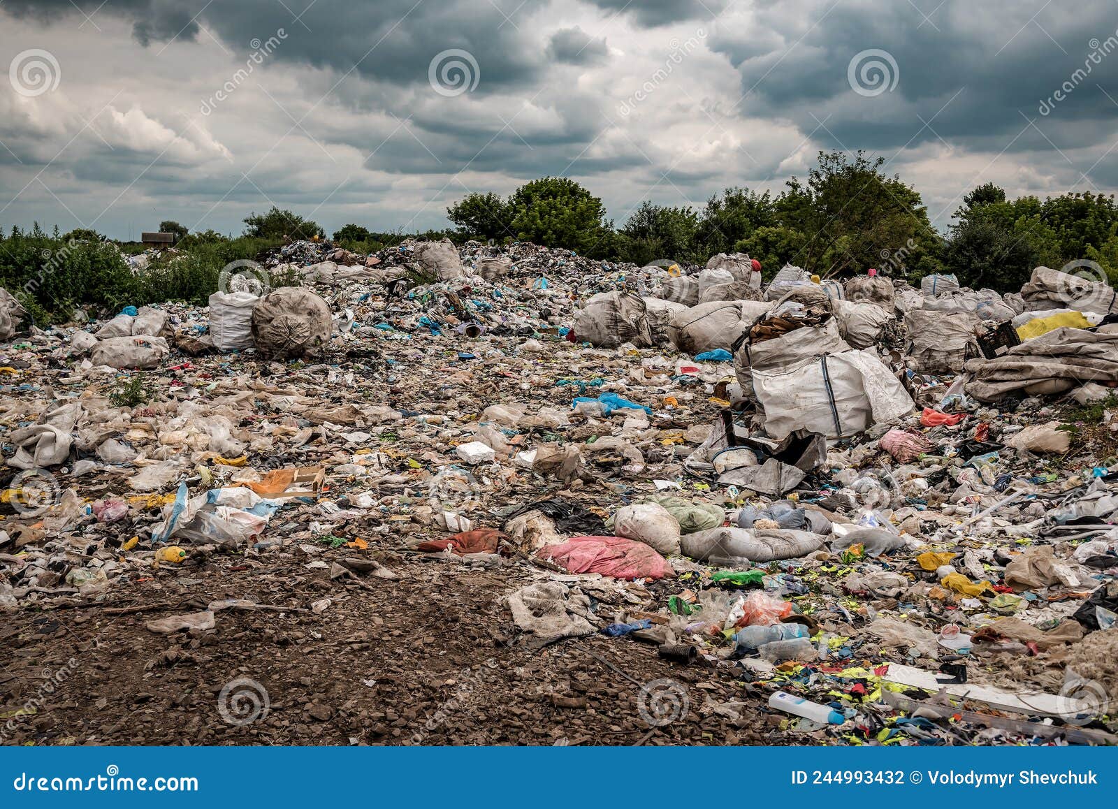 Illegal Garbage Dump, Plastic Waste Stock Photo - Image of pile, dirty ...