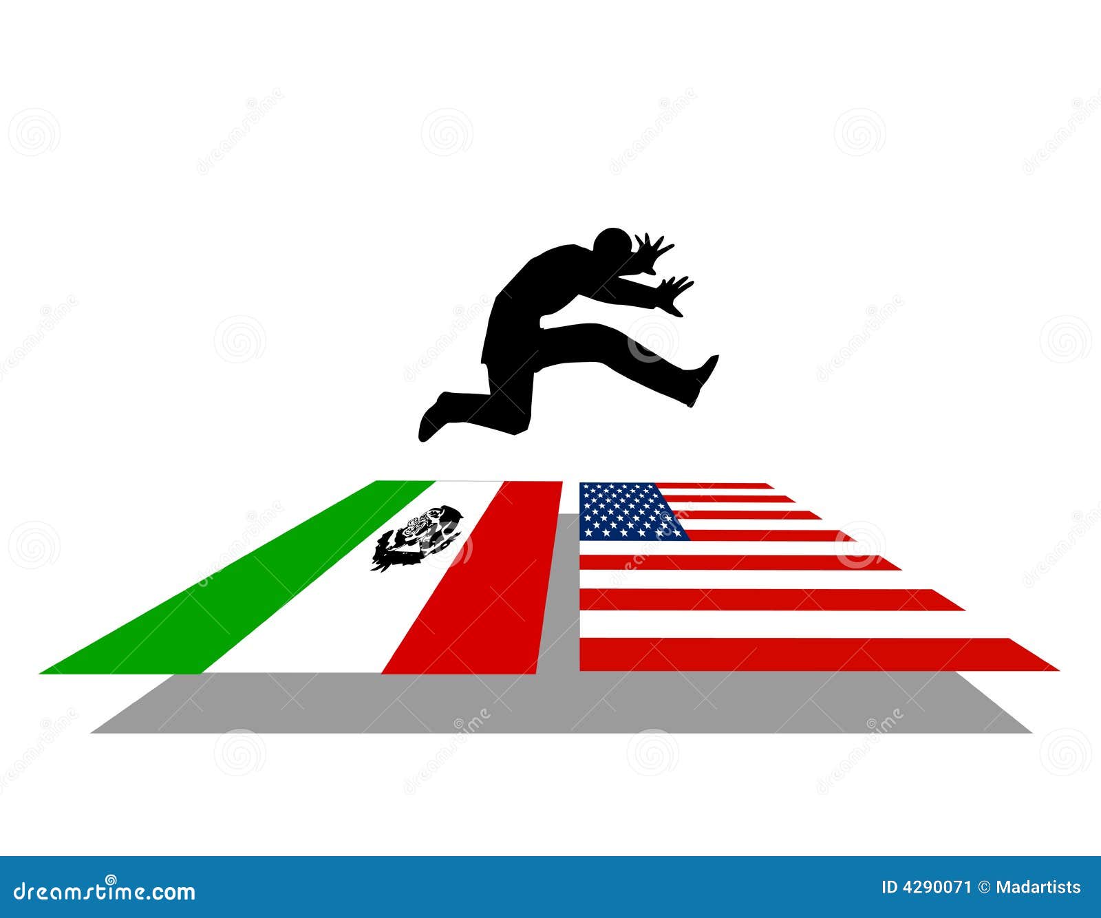 Illegal Immigration Open Border Crossing Royalty-Free Illustration ... Illegal Immigration Open Border Crossing Royalty-Free Illustration ...