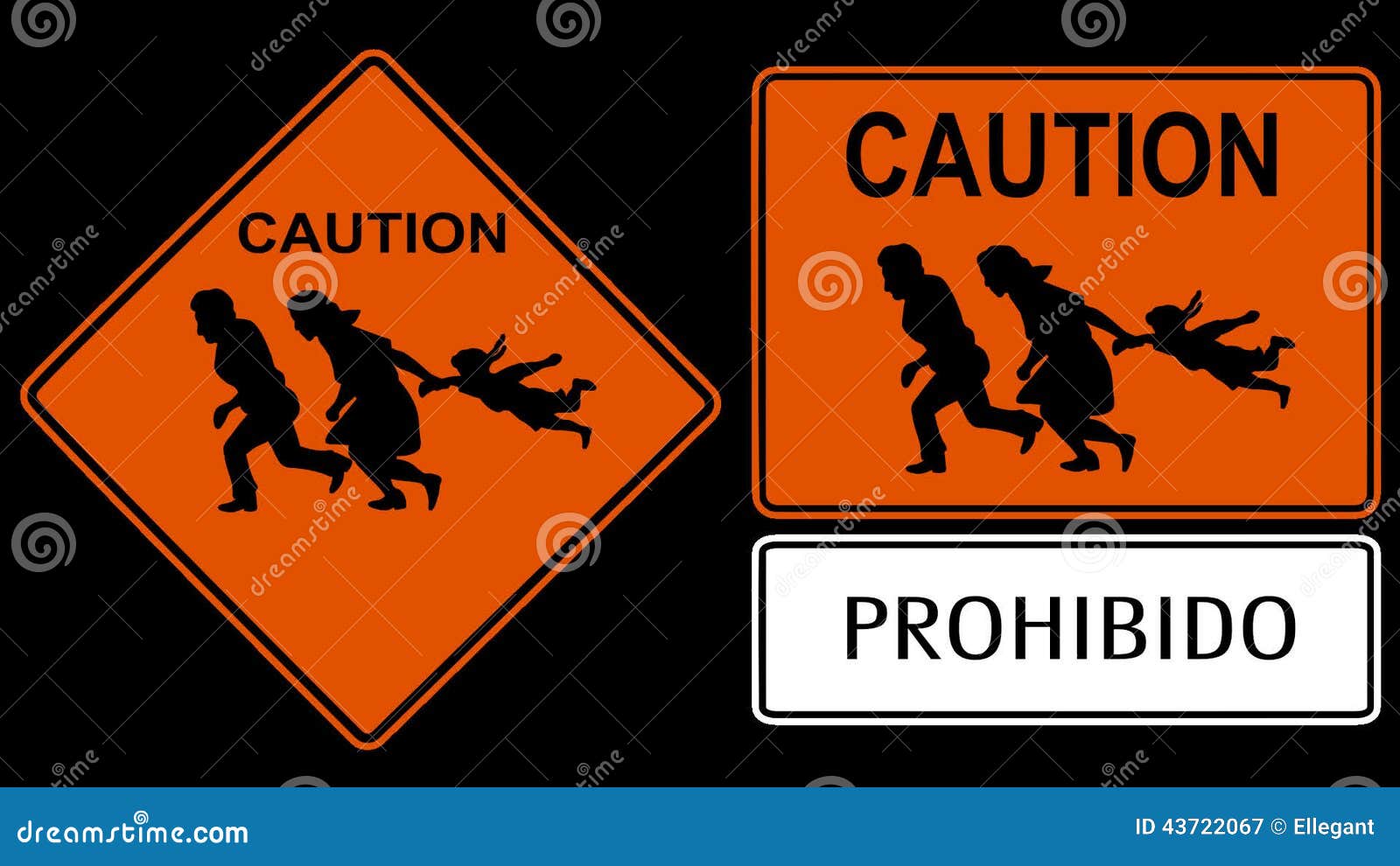 Immigration Caution Sign