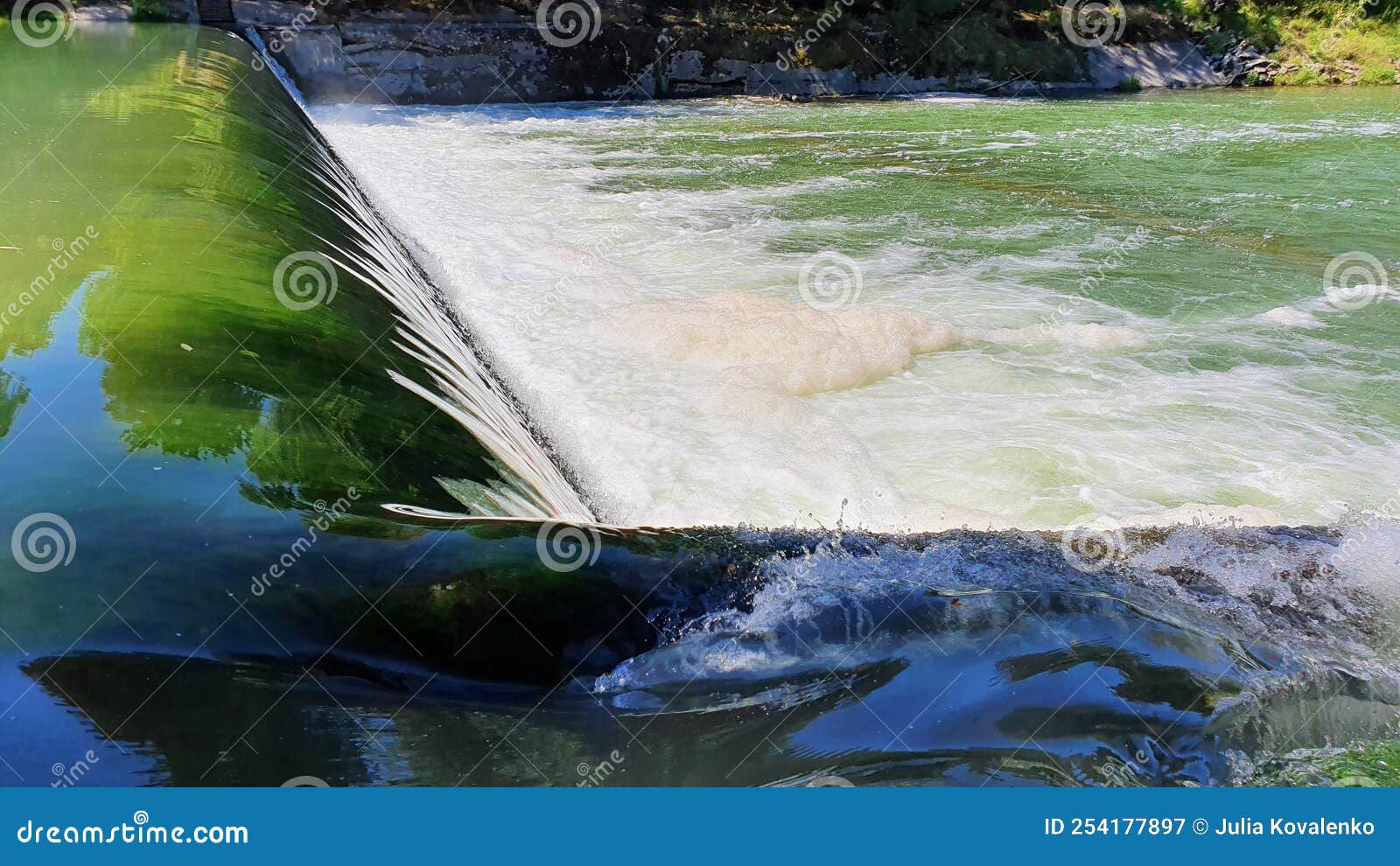 Iller river, Germany stock image. Image of coast, nature - 254177897