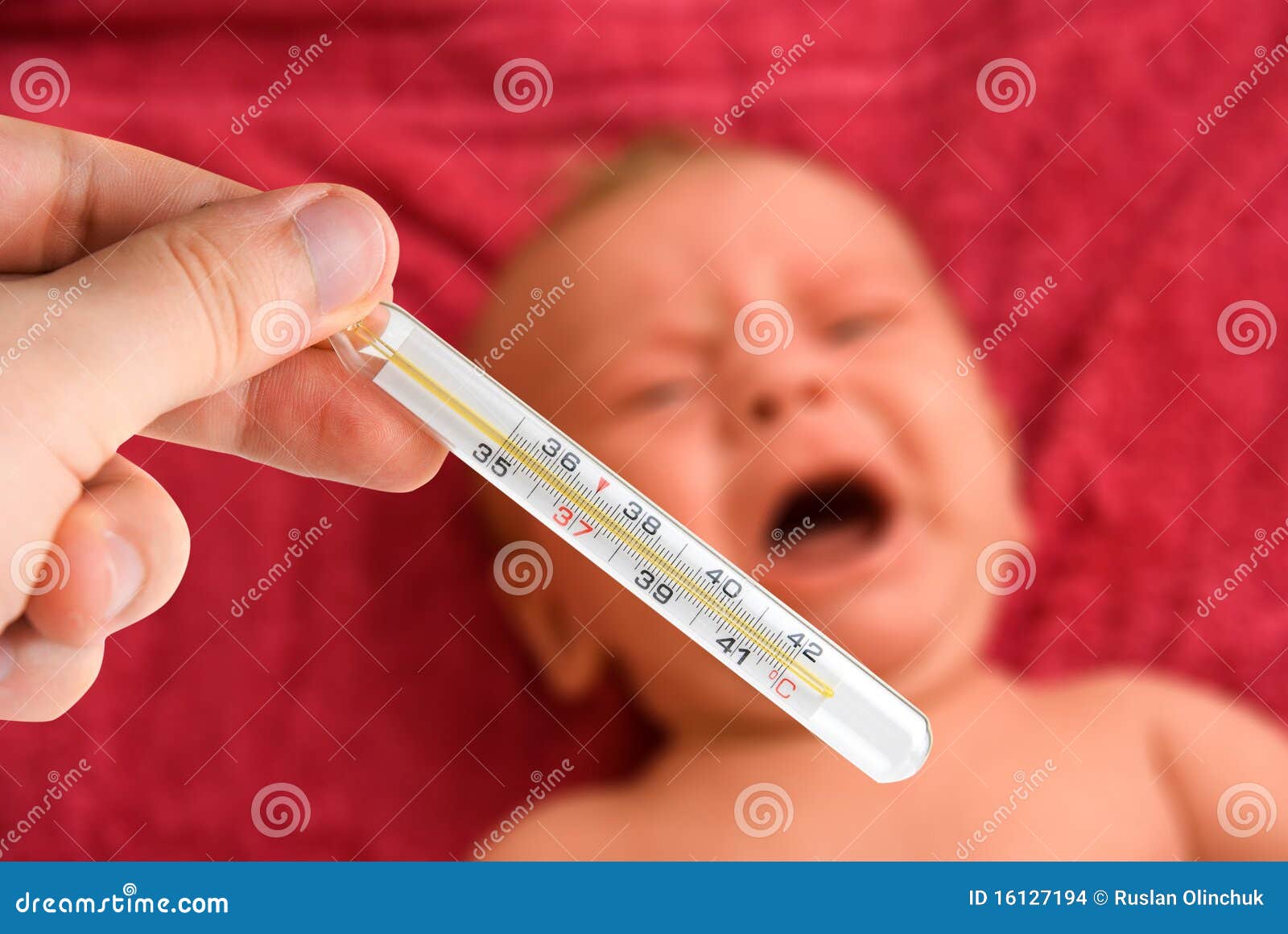 Illing stock photo. Image of newborn, fever, patient - 16127194