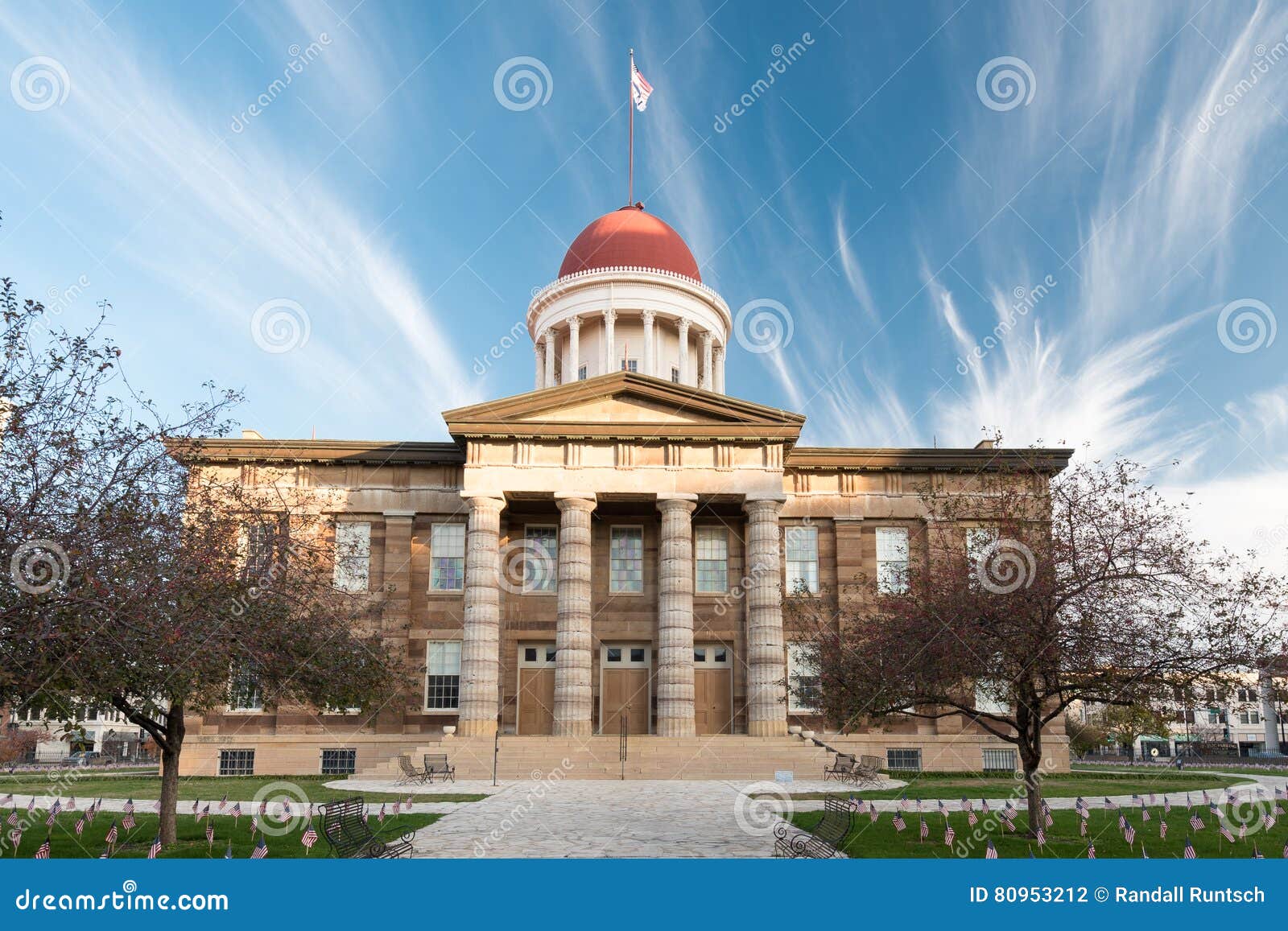 Illinois Old State Capitol stock photo. Image of illinois - 80953212