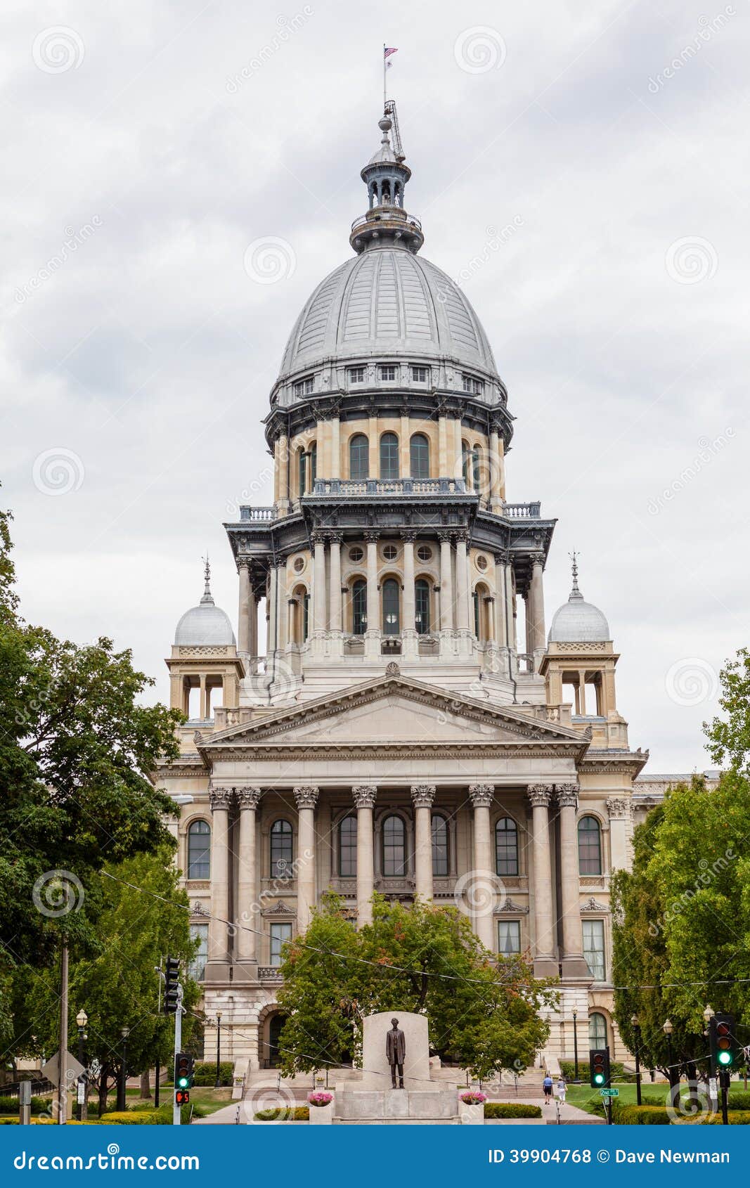 Illinois State Capitol Building, Springfield Stock Photo - Image of ...
