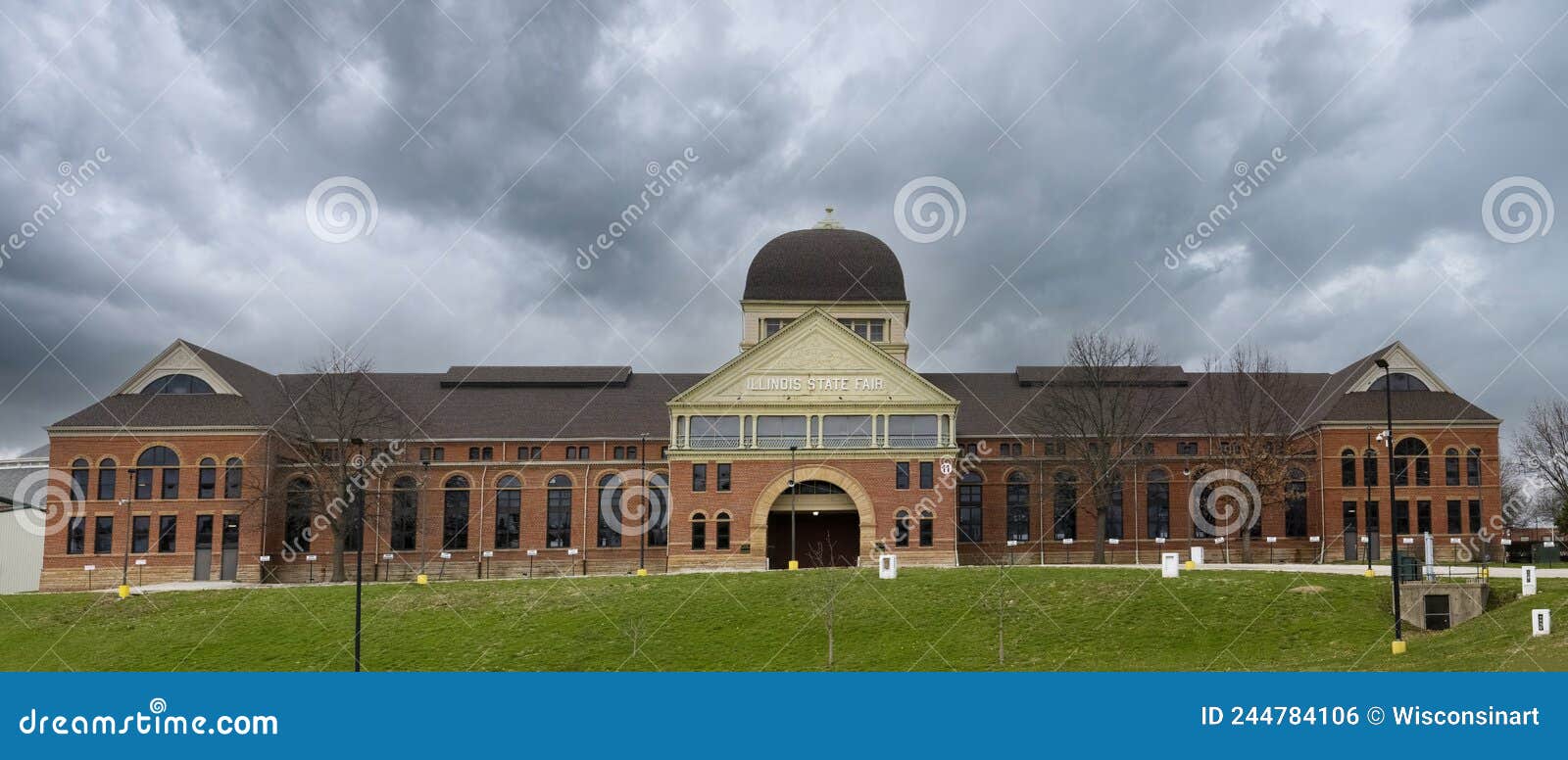 Illinois State Fairgrounds Panorama, Panoramic Editorial Photo - Image ...