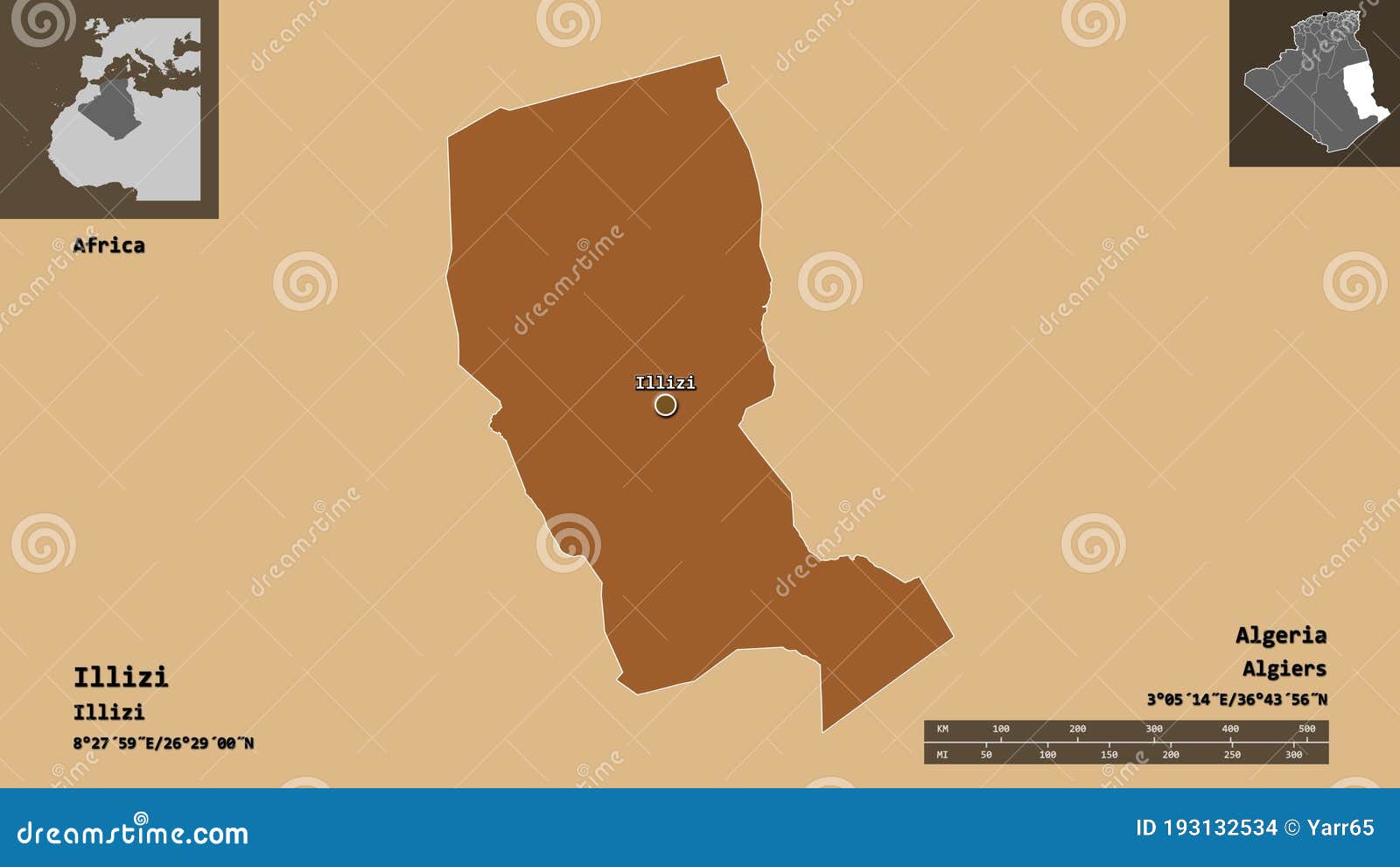 Illizi, Province of Algeria,. Previews. Pattern Stock Illustration ...